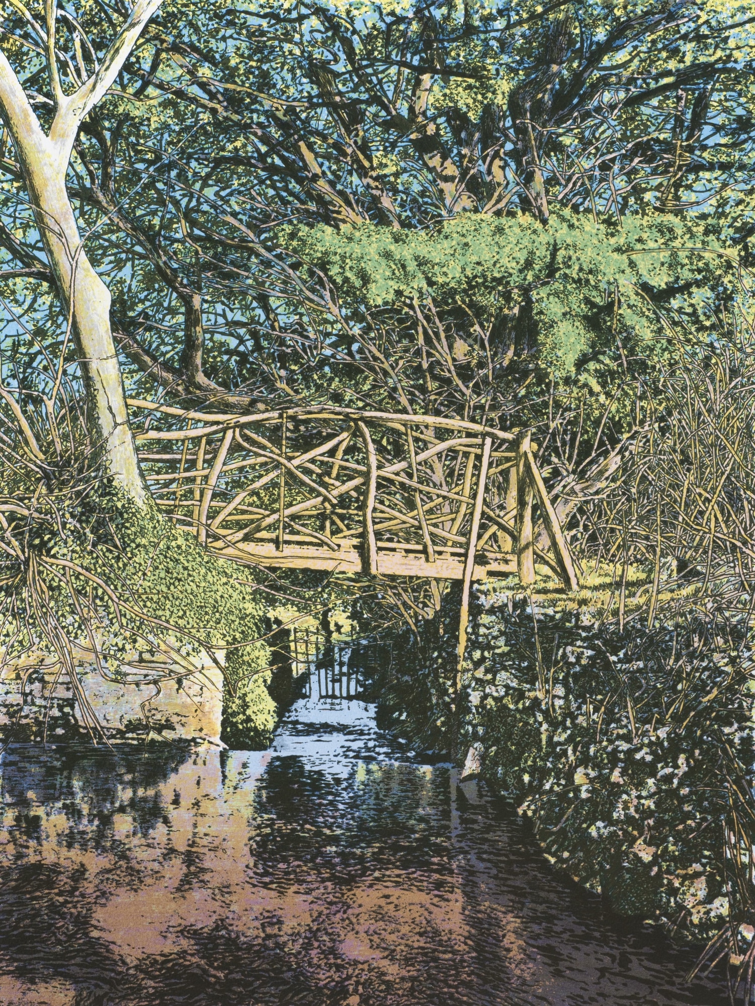 Norman Stevens ARA, Bridge, Lowick House, 1986 | Norman Stevens RA ...