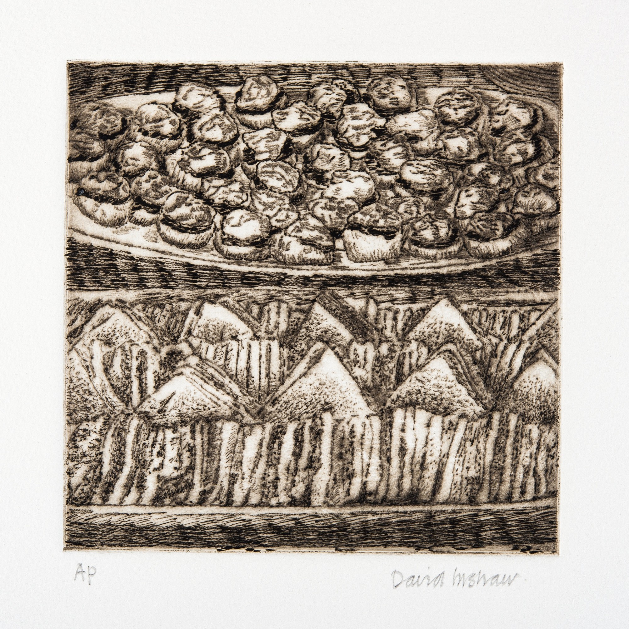 David Inshaw, The Cricket Tea, 2010 | David Inshaw - Cricket Etchings ...