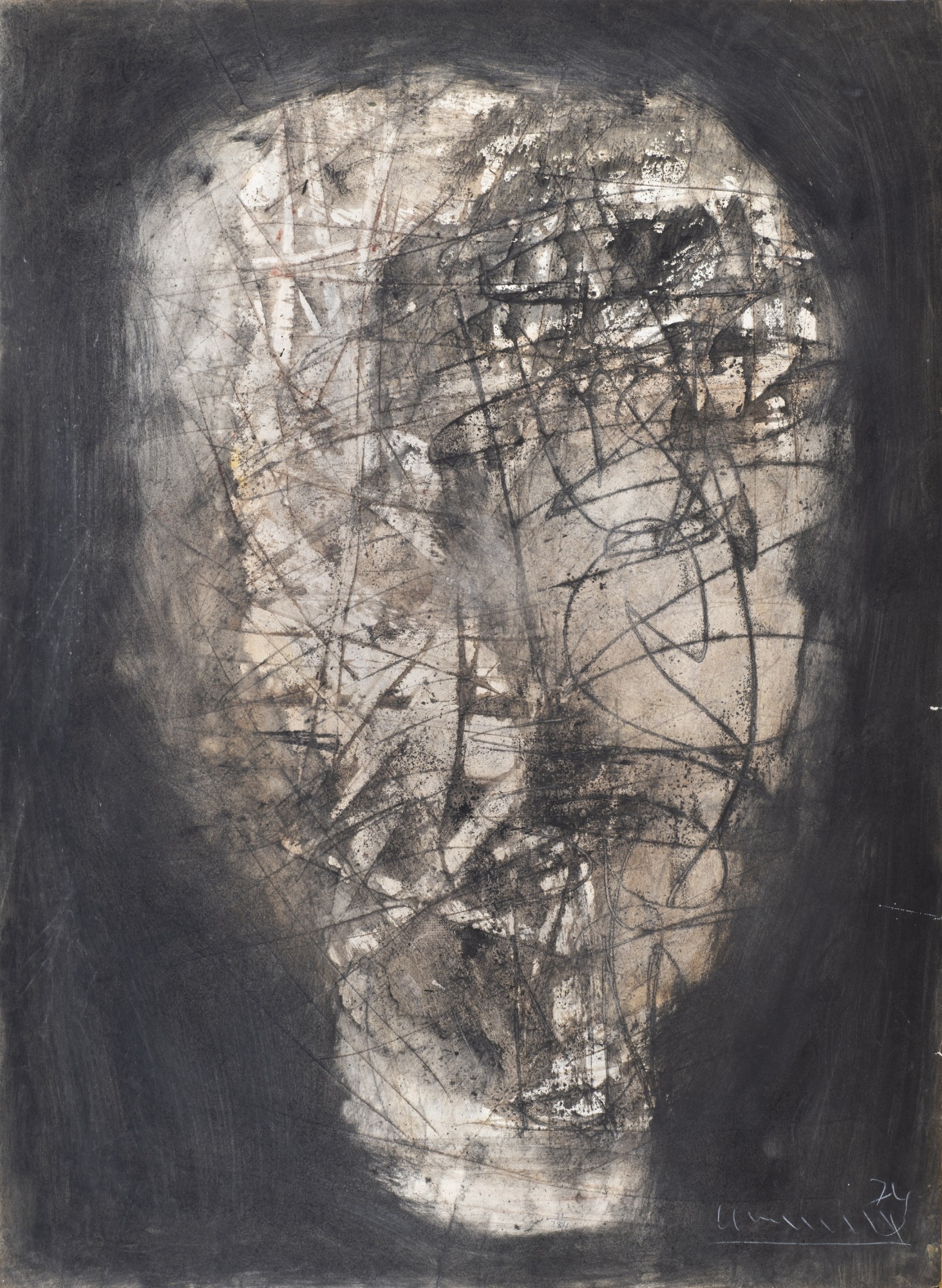 Roy Turner Durrant, Large Head (Brown Background), 1974 | Roy Turner ...