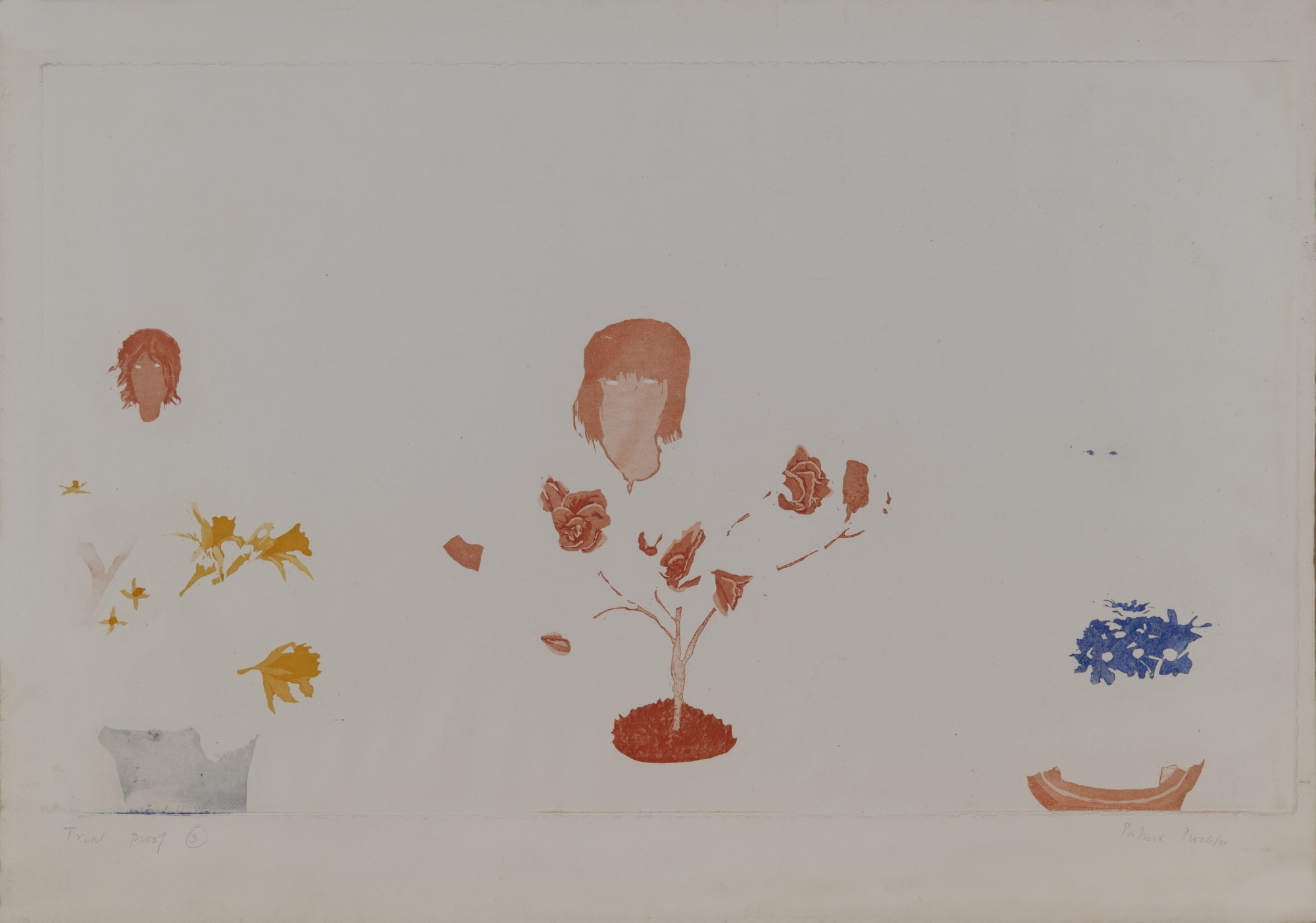 Patrick Procktor RA, Language of Flowers (Trial Proof 3), 1969 | Fear ...