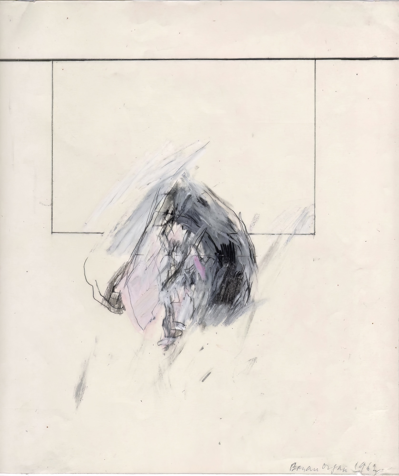 Bryan Organ, Study for Head, 1962 | Bryan Organ at 90 | The Redfern Gallery