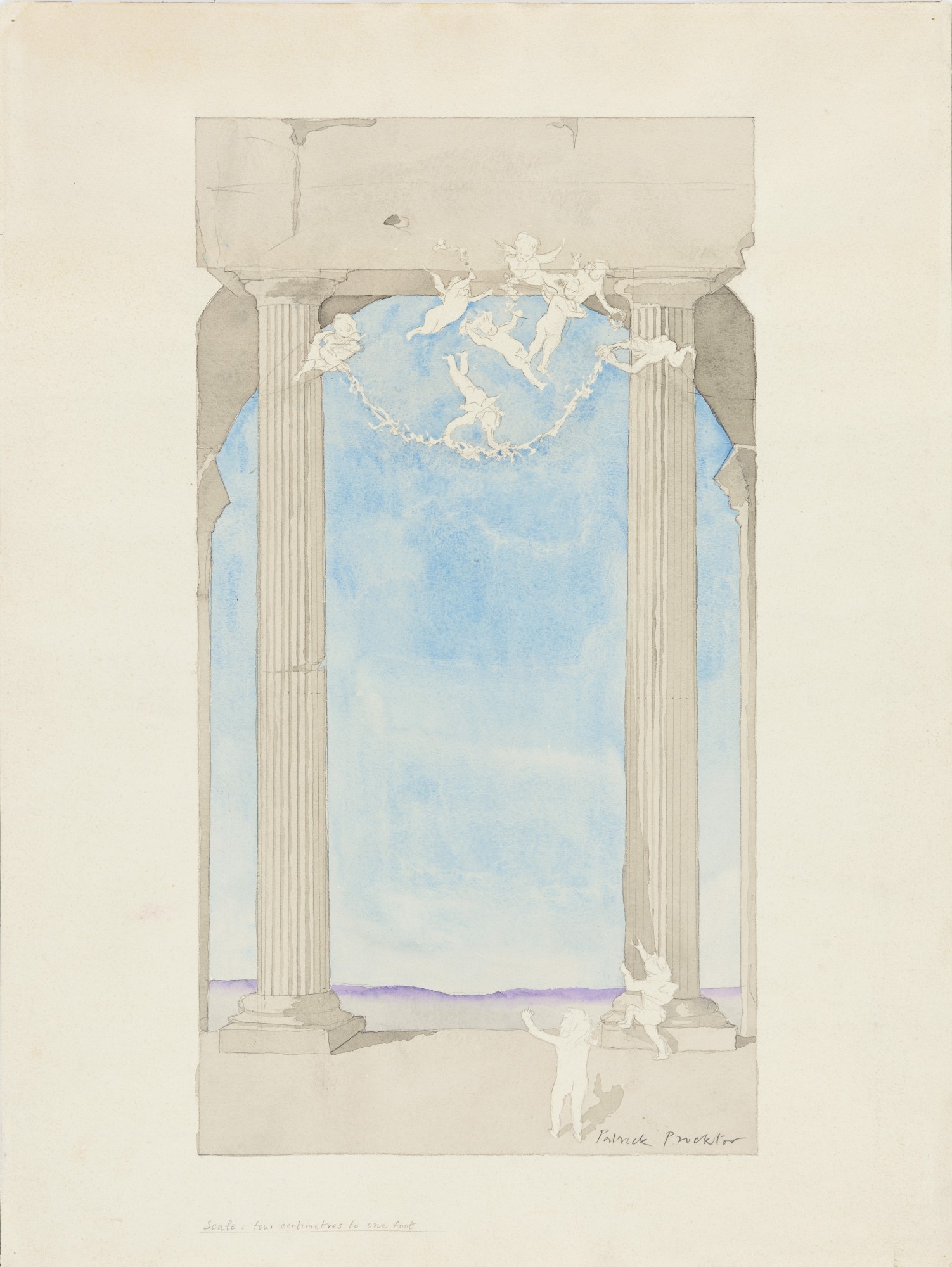 Patrick Procktor RA, Untitled (Mural Design), c.1977 | Patrick Procktor ...