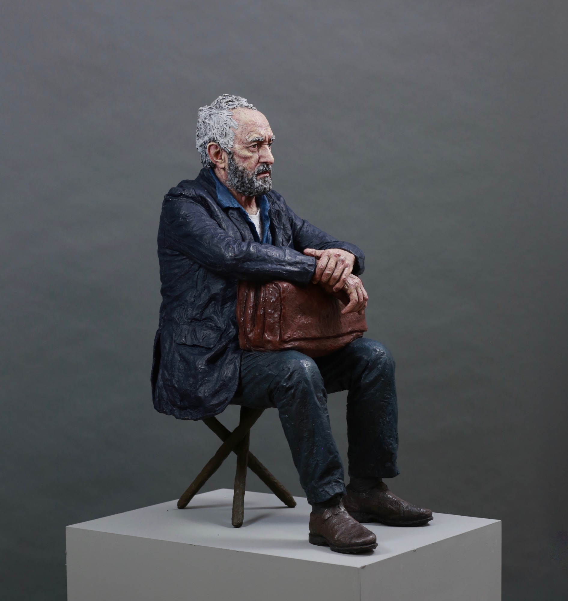 Seated Figure (Working Model), 2018 | Sean Henry