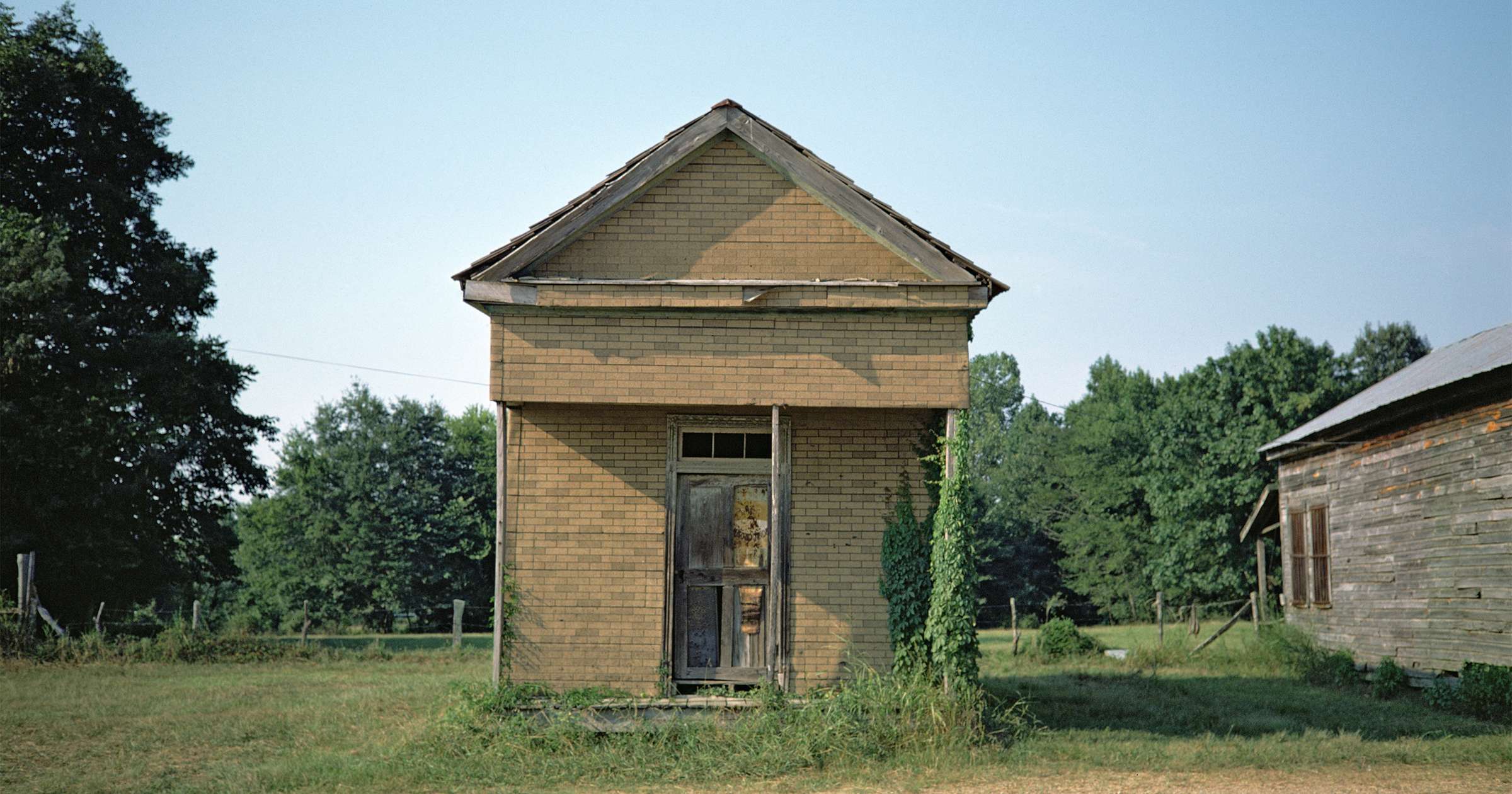 William Christenberry, Building with False Brick Siding, Warsaw ...