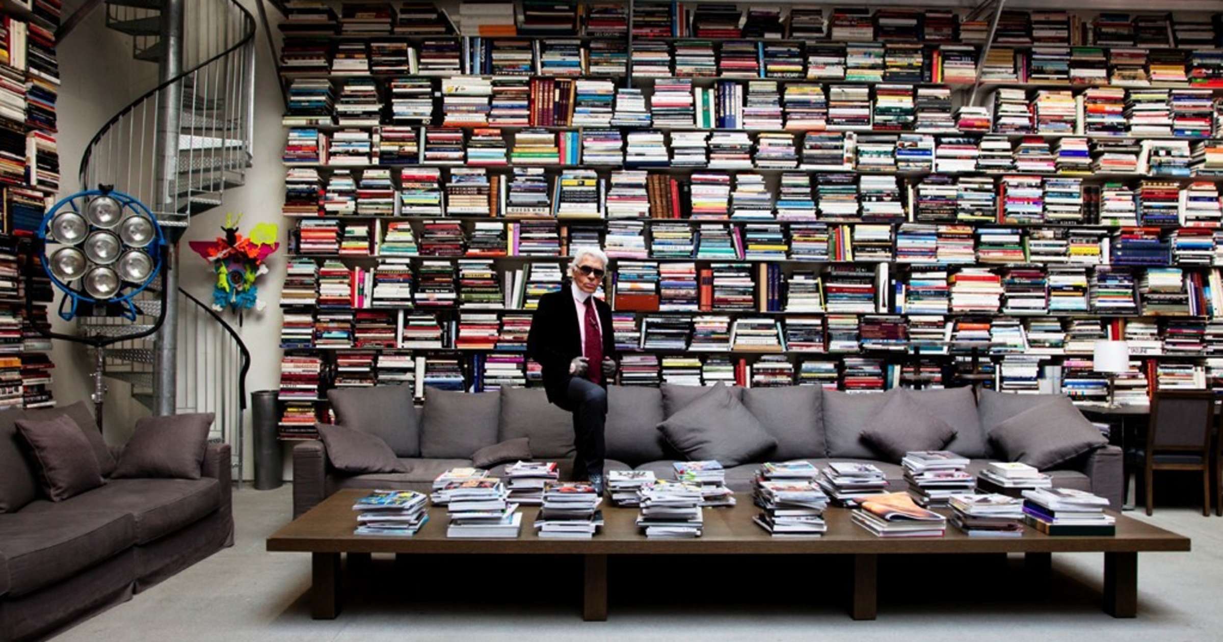 Todd Selby, Karl in His Library, 2009 | Jackson Fine Art
