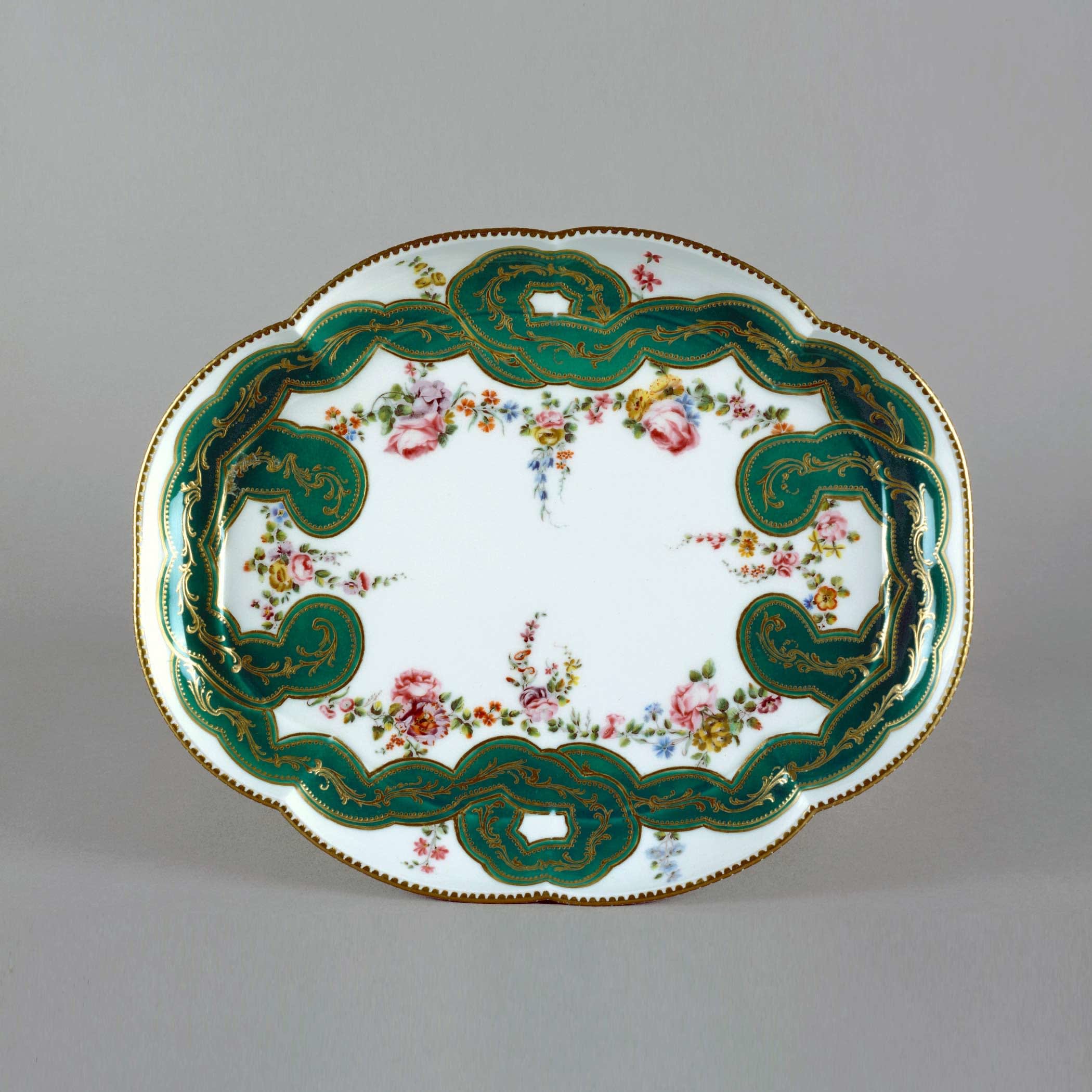Sèvres Porcelain, A Sèvres Soft-Paste Porcelain Tray, 1757 | Adrian Sassoon