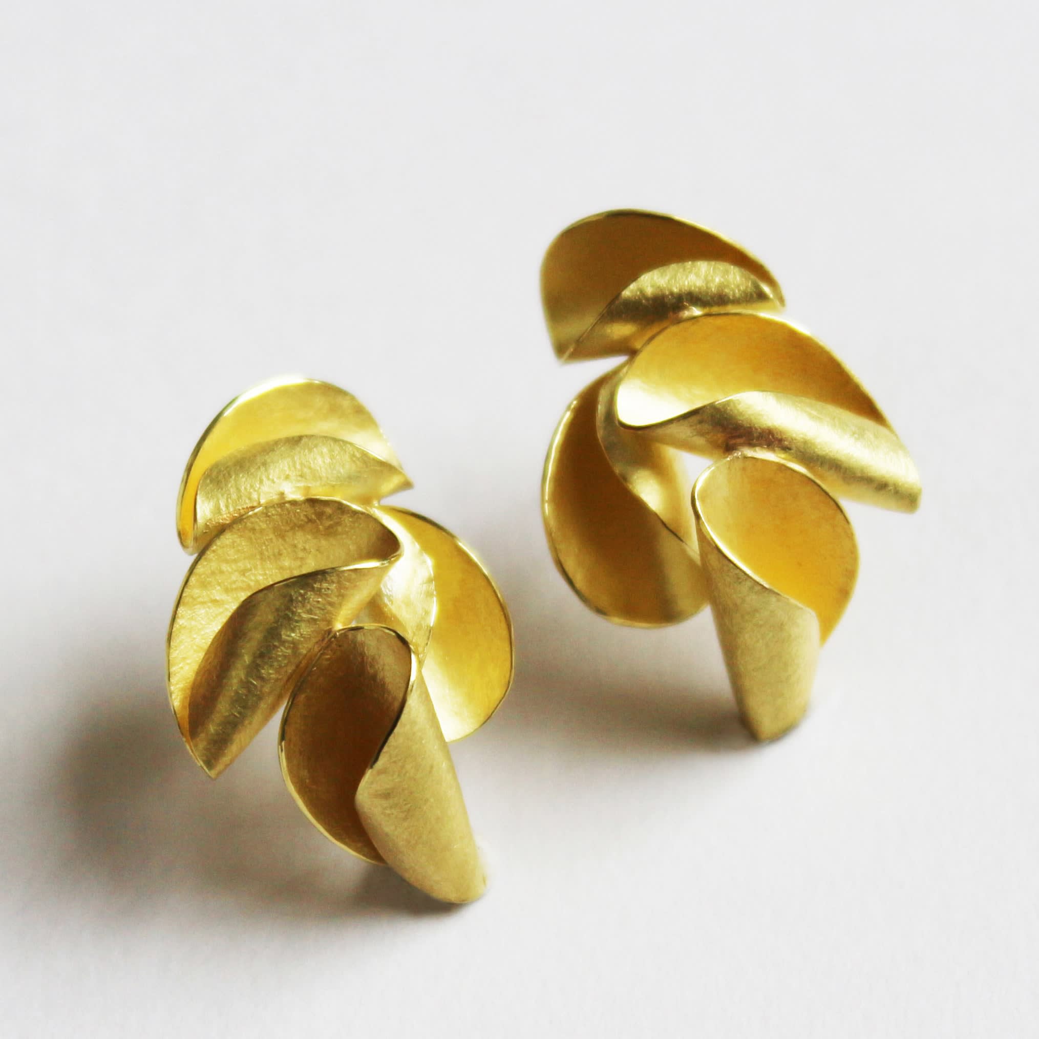 Kayo Saito, Small Curly Shell Earrings, 2018 | Adrian Sassoon