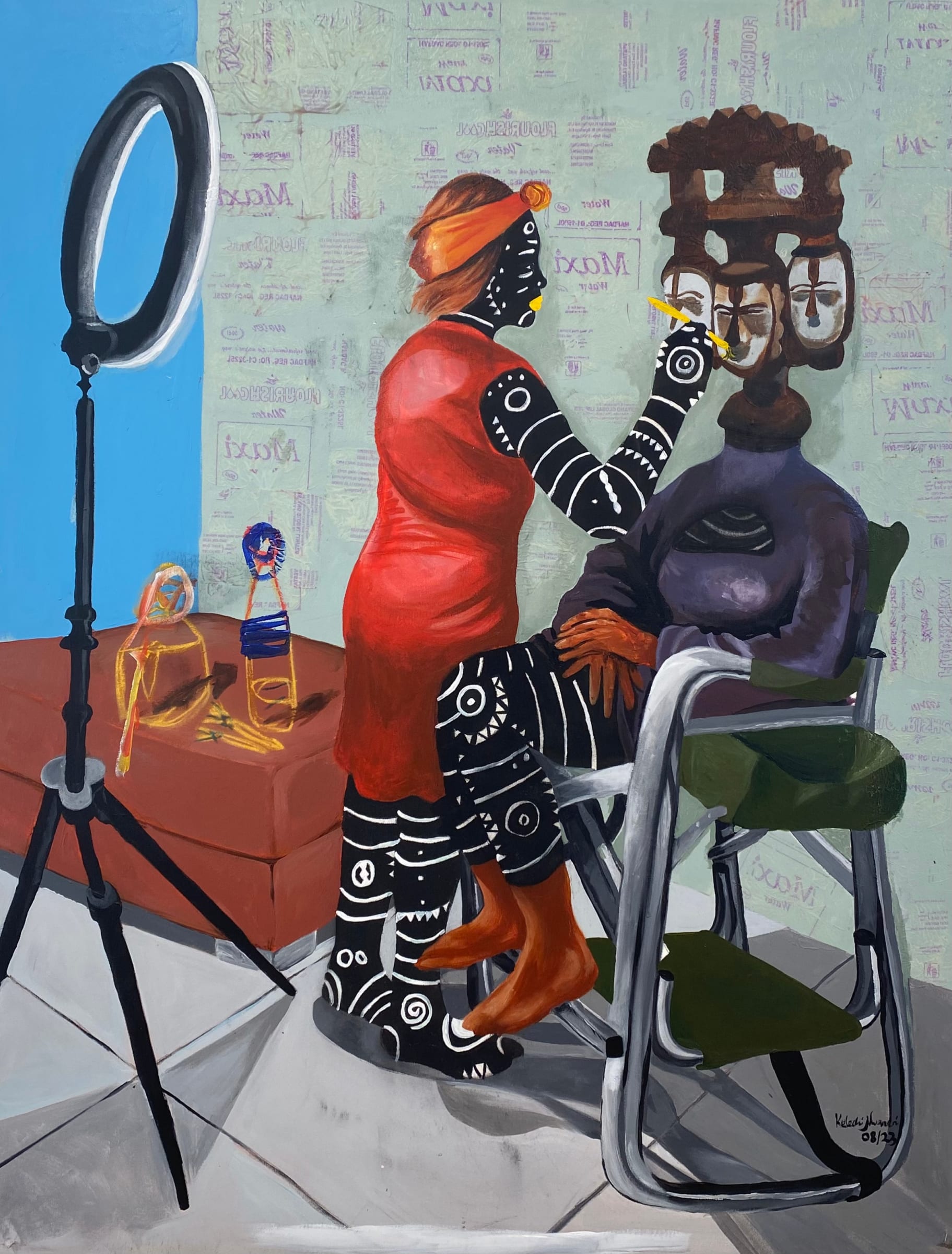 Kelechi Charles Nwaneri, Makeup Artist, 2023 | AKKA Project - Contemporary African Art Gallery