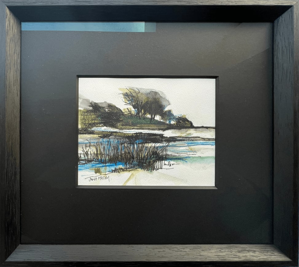 Janet Massey, Wind Blown Tree , 2023 | Amber Galleries