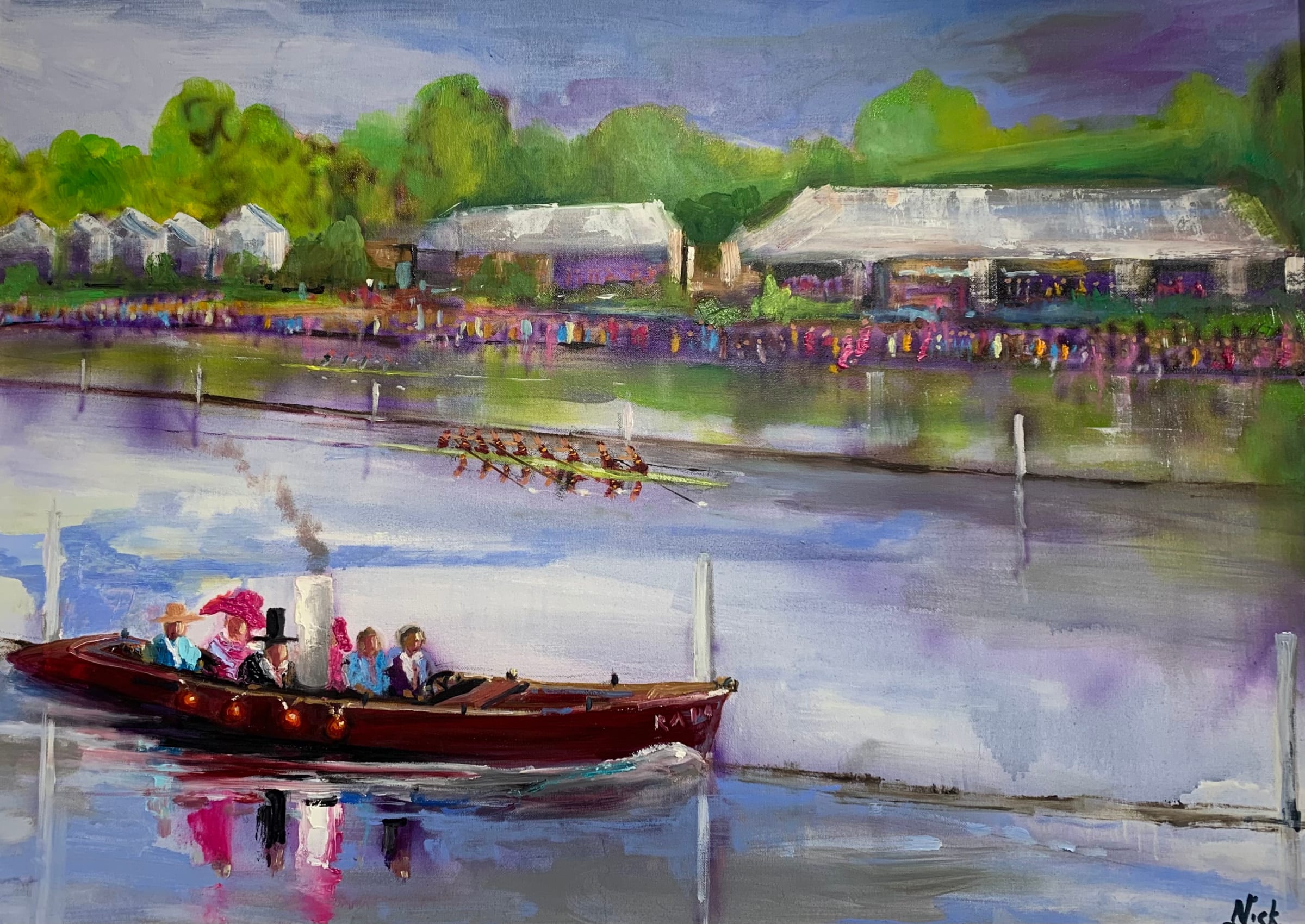 Nick Quirke, People Watching, 2025 | Amber Galleries