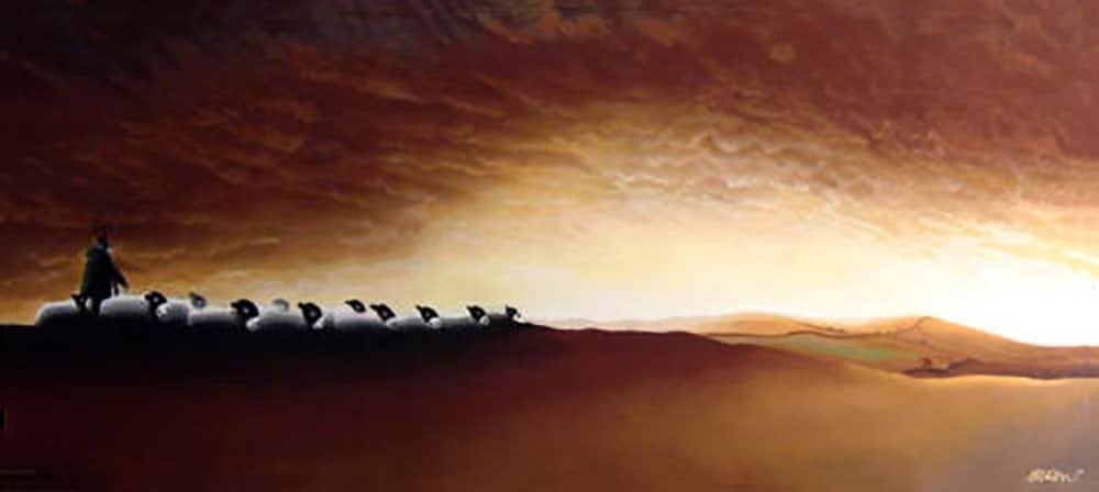 Mackenzie Thorpe, Through Til Dawn | Relevant Galleries