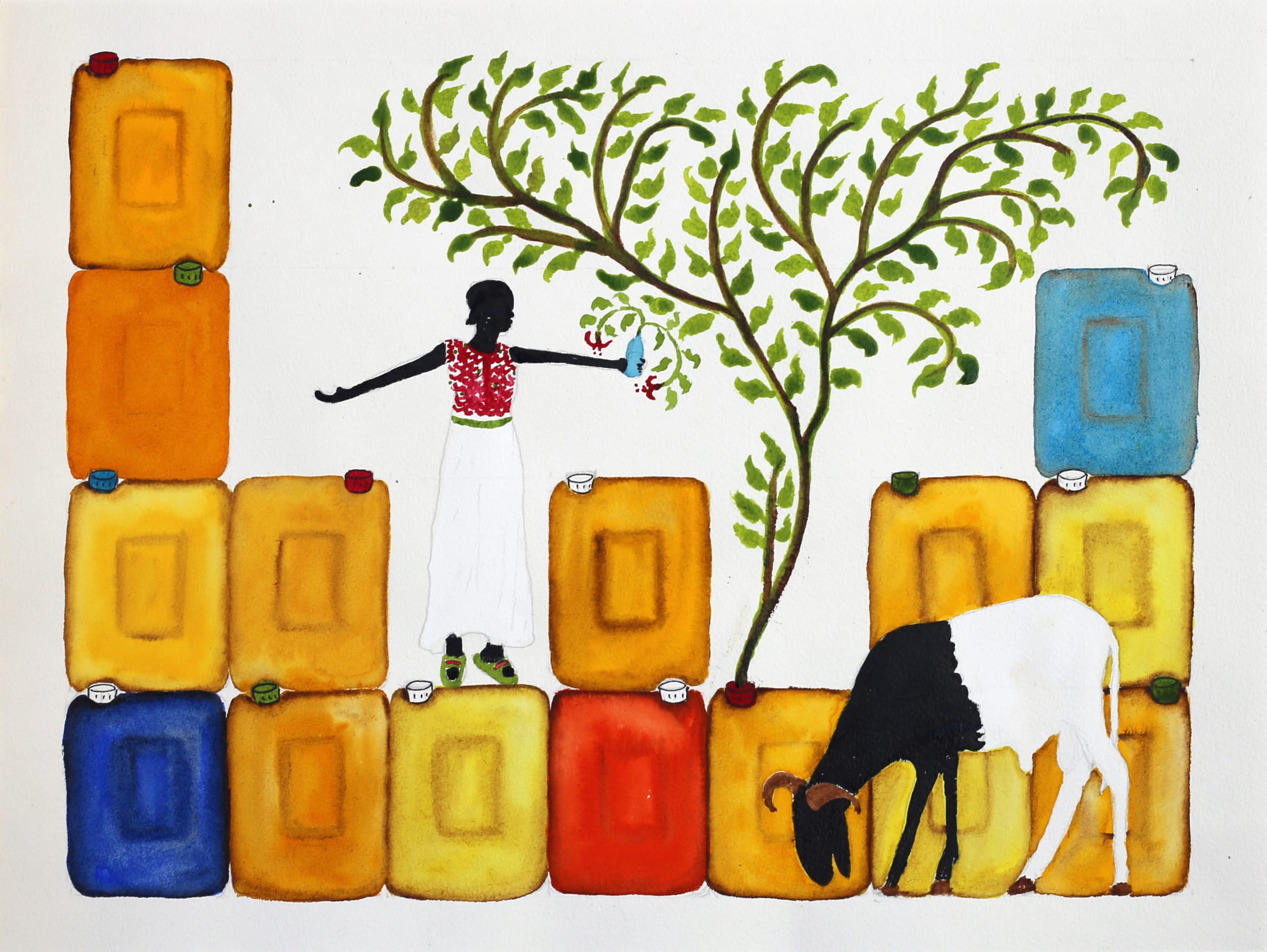 Saïdou Dicko, L'équilibre, 2024 | ARTCO Gallery