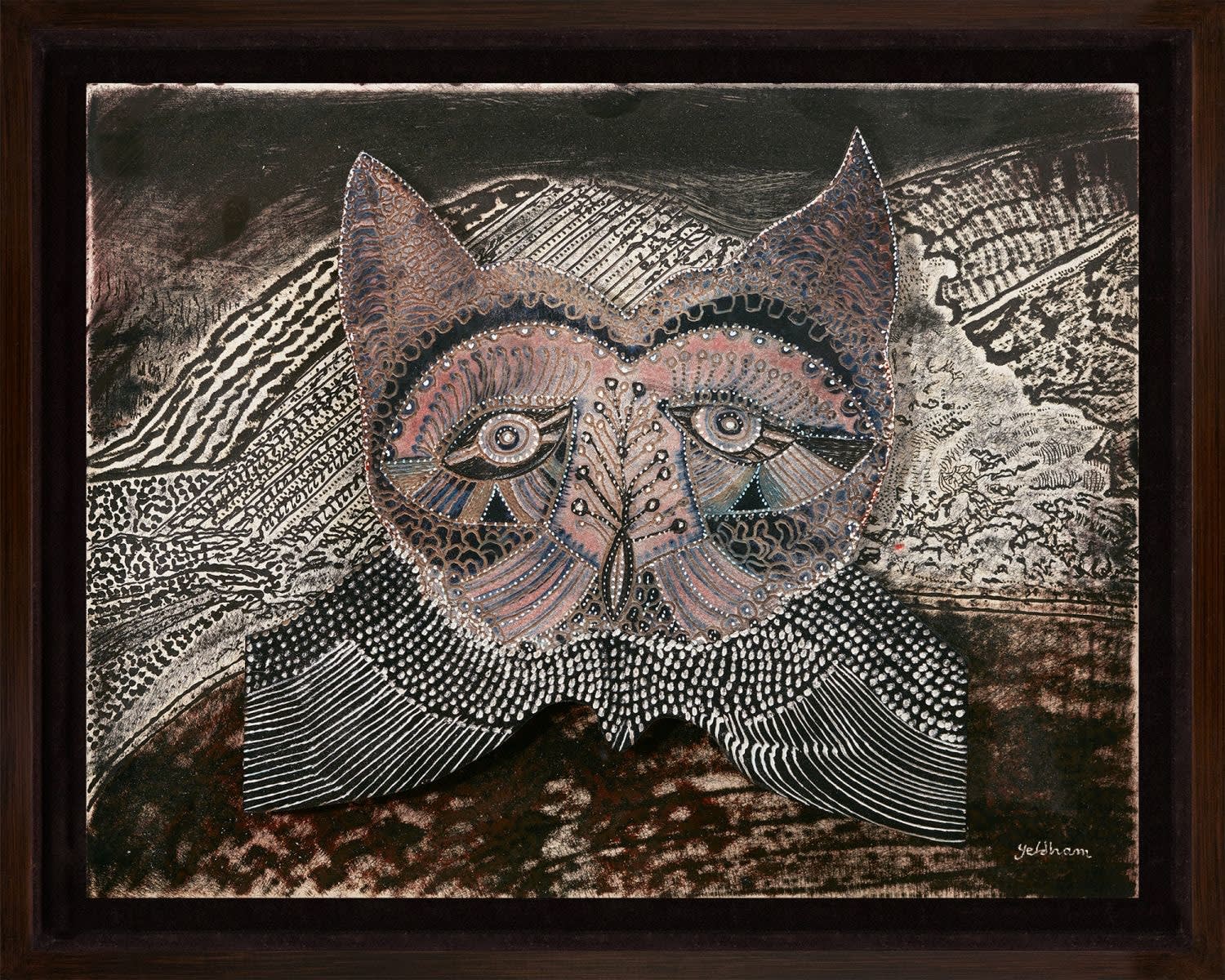 Joshua Yeldham, Owl of Black Mountain, 2020 | Arthouse Gallery