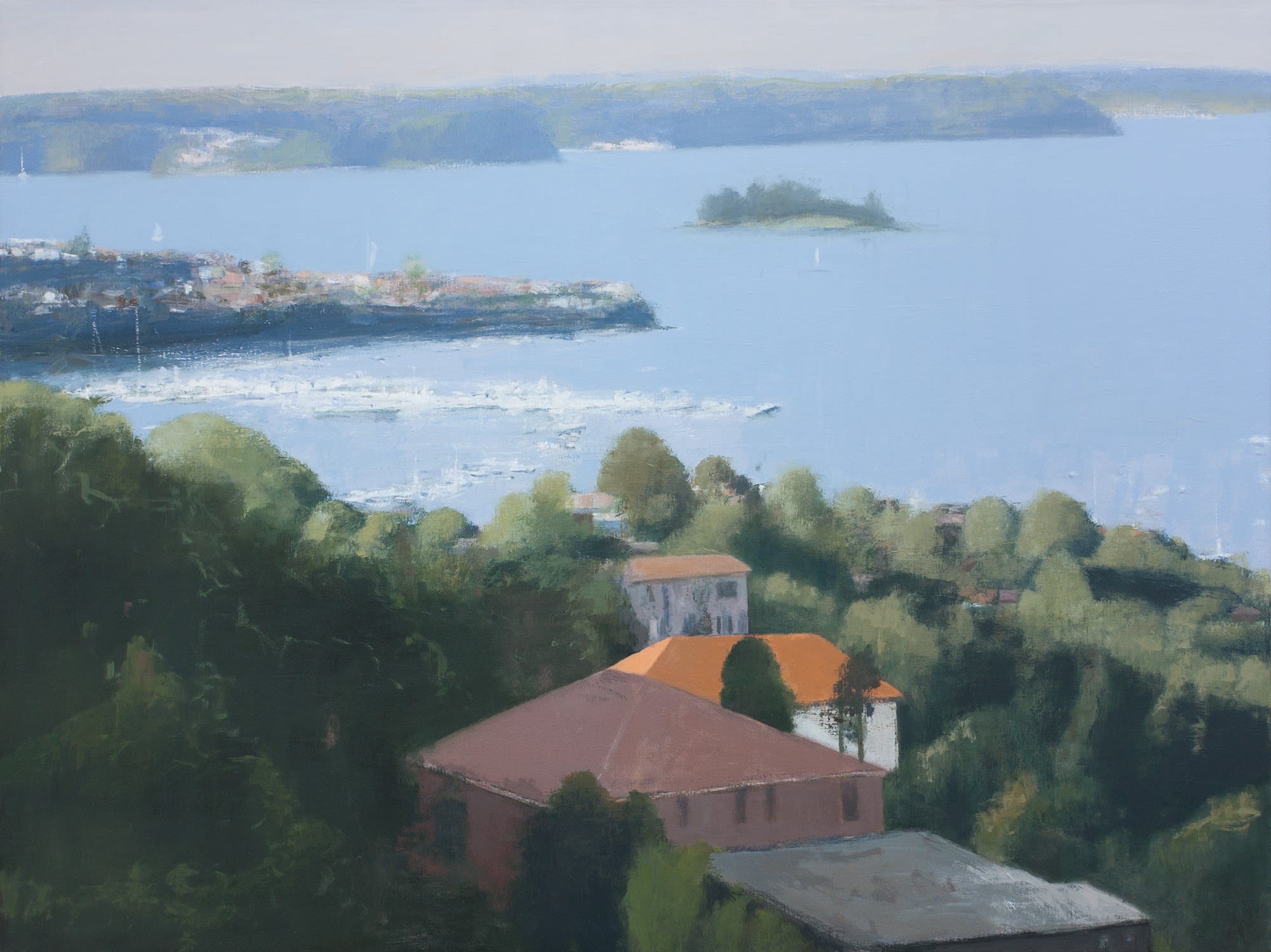 Peter Simpson, Harbour Roofs After Matisse, 2022 | Arthouse Gallery