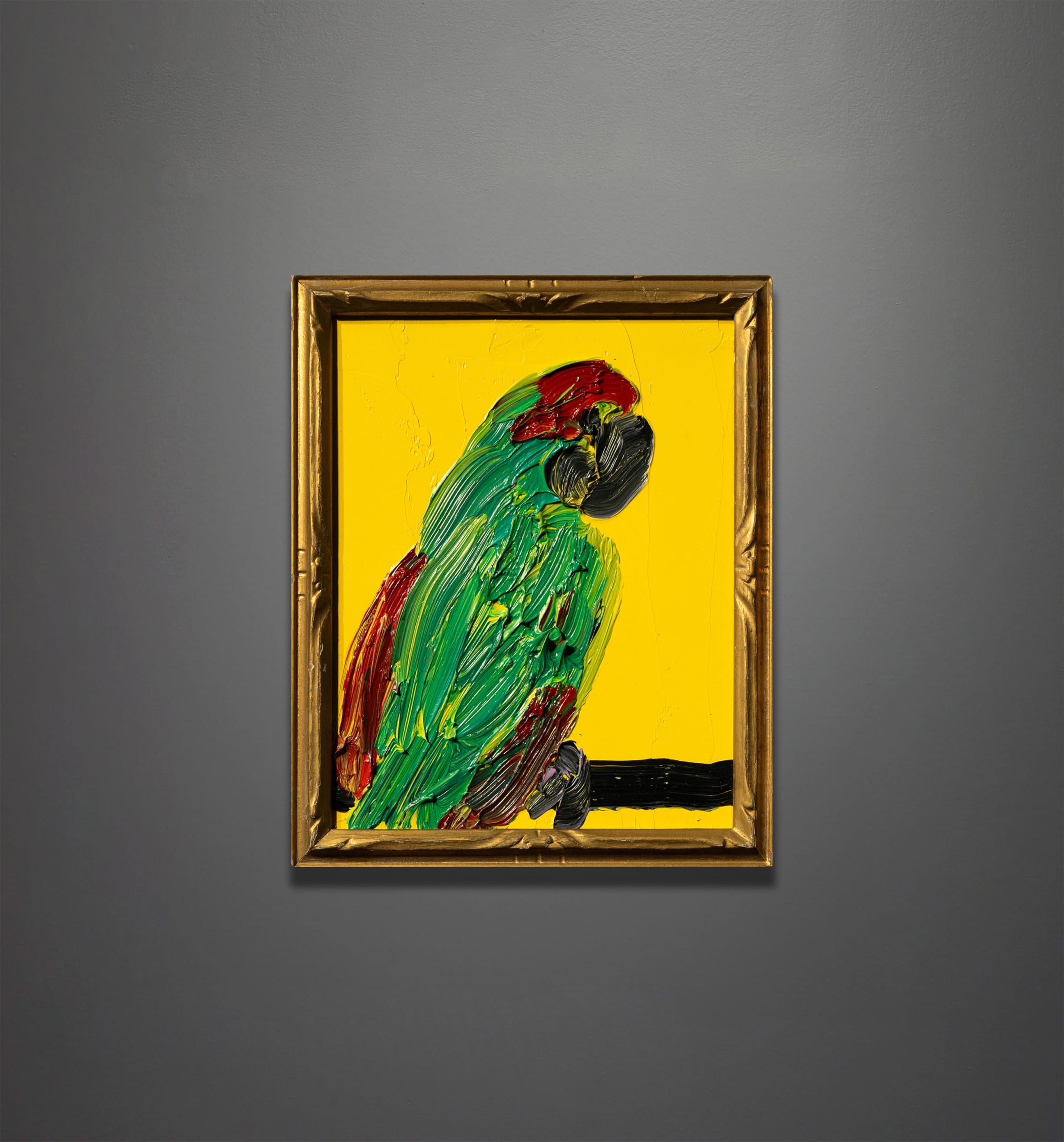 Hunt Slonem, 'Cherry Conure' Unique Painting, 2024 | Arton Contemporary