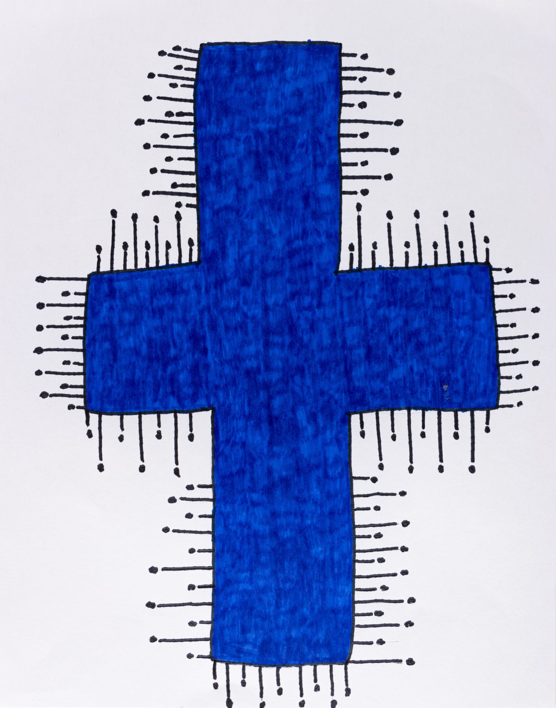 Bill Lilly, Blue Cross, 2021 | Arts of Life - Circle Contemporary