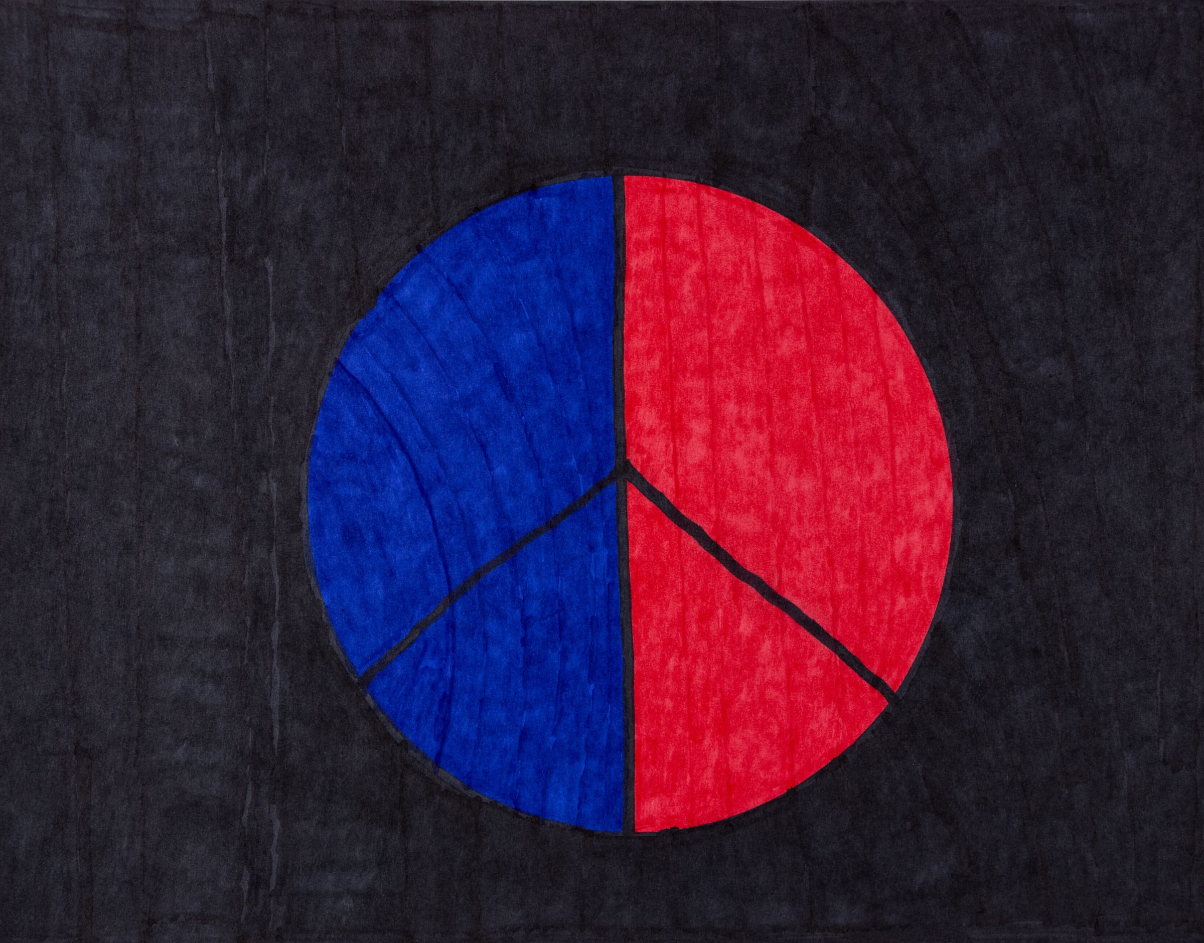 Bill Lilly, Double Peace Sign, 2022 | Arts of Life - Circle Contemporary