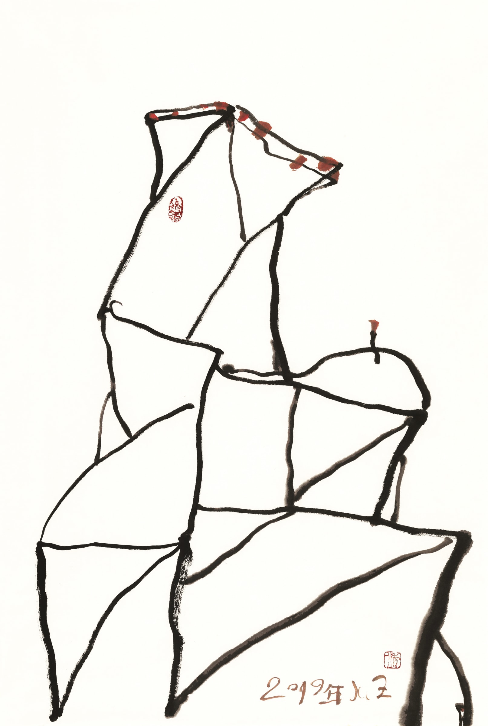 王川 Wang Chuan 房子系列 House Series A Thousand Plateaus Art Space