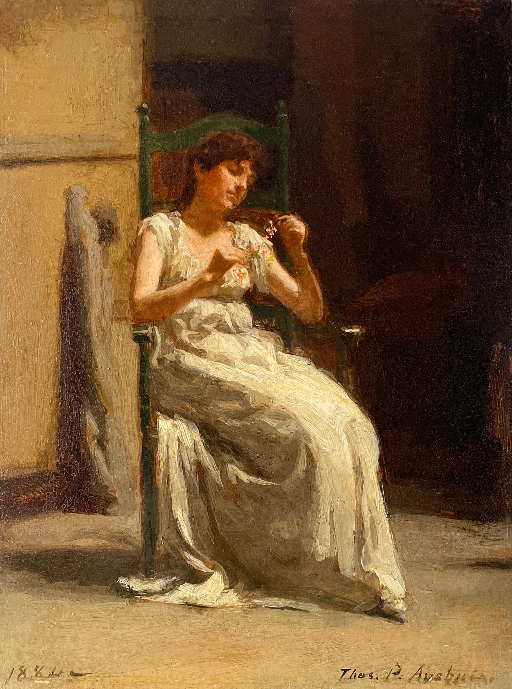 Thomas Anshutz, Seated Woman, 1884 | Avery Galleries