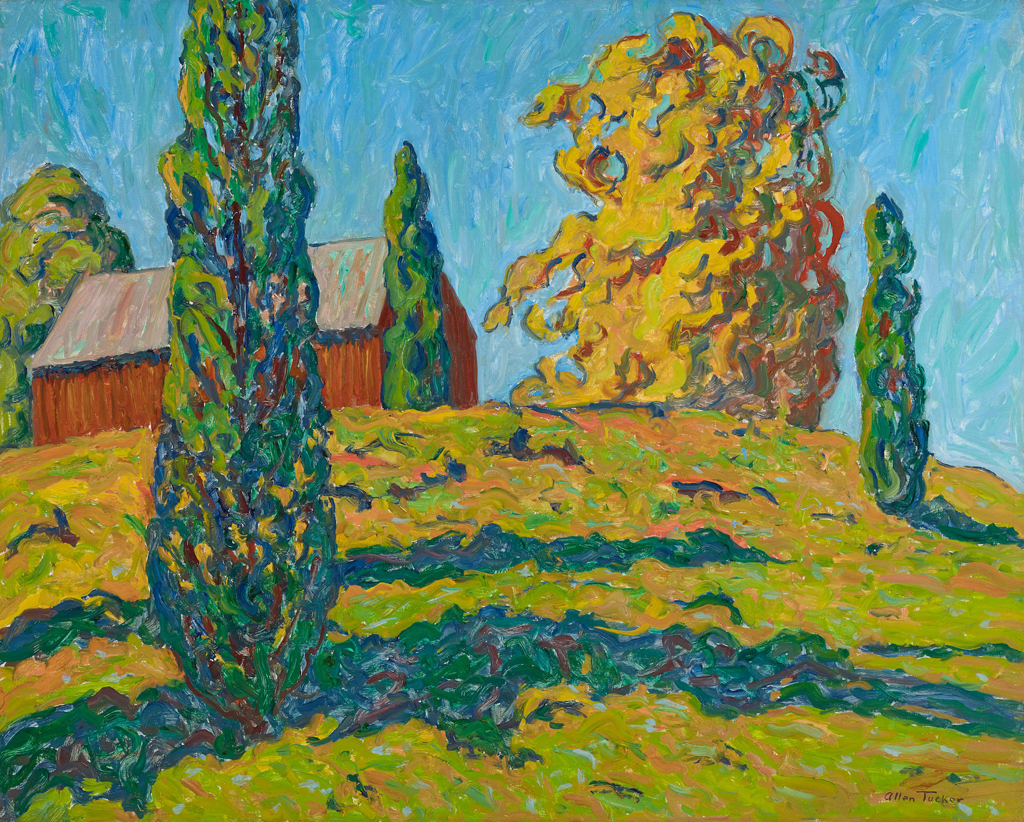 Allen Tucker, October Shadows, c. 1918 | Avery Galleries