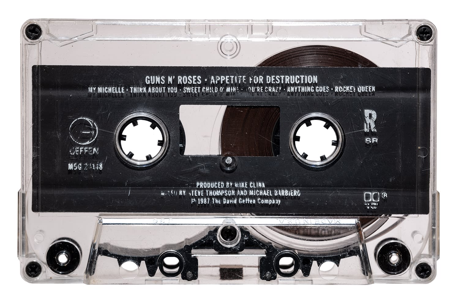 Guns n Roses Appetite For Destruction R Side White | ScottMcDermott.art