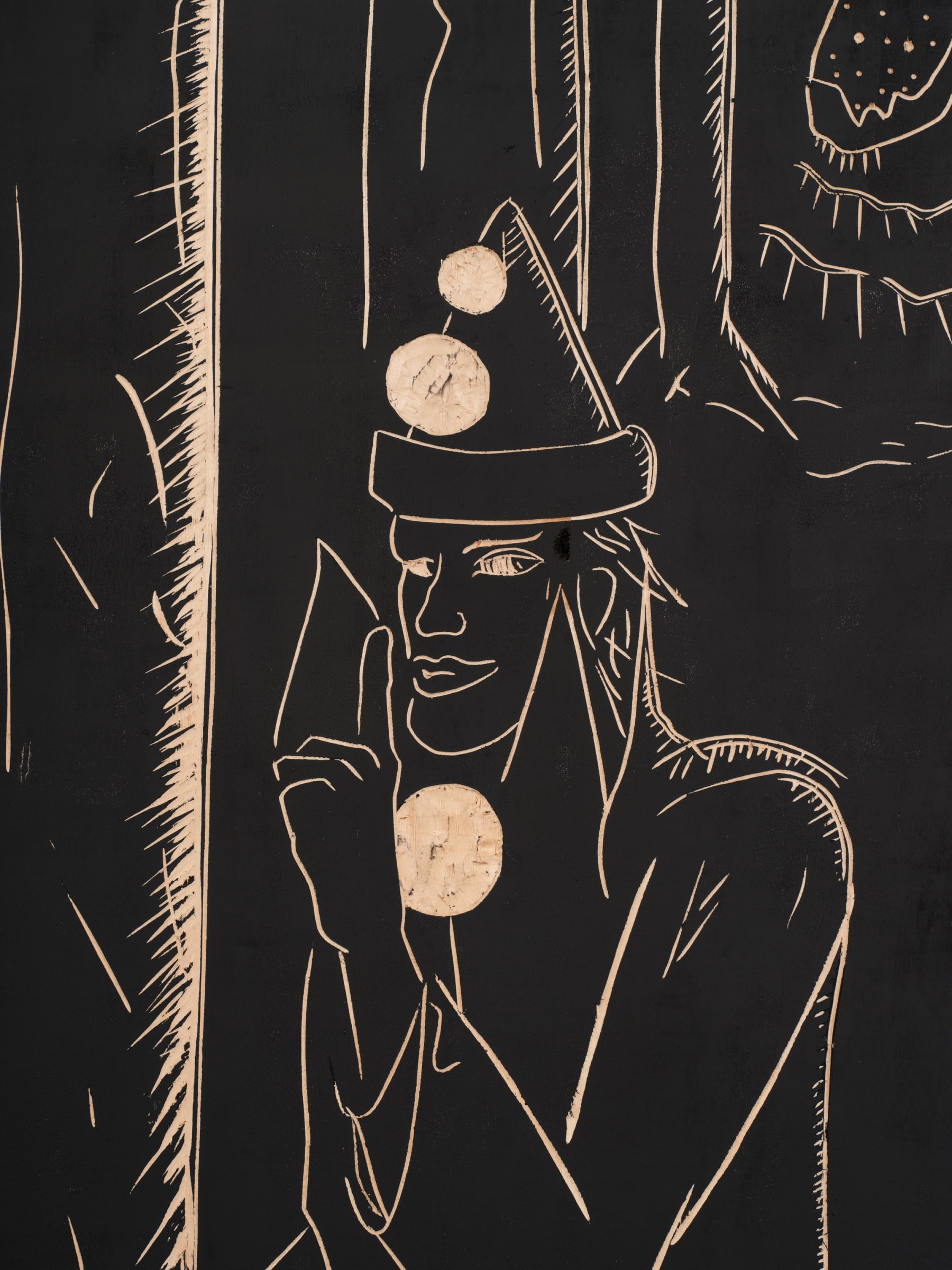 Jordan Rountree, Secret of Pierrot II, 2025 | Baert Gallery