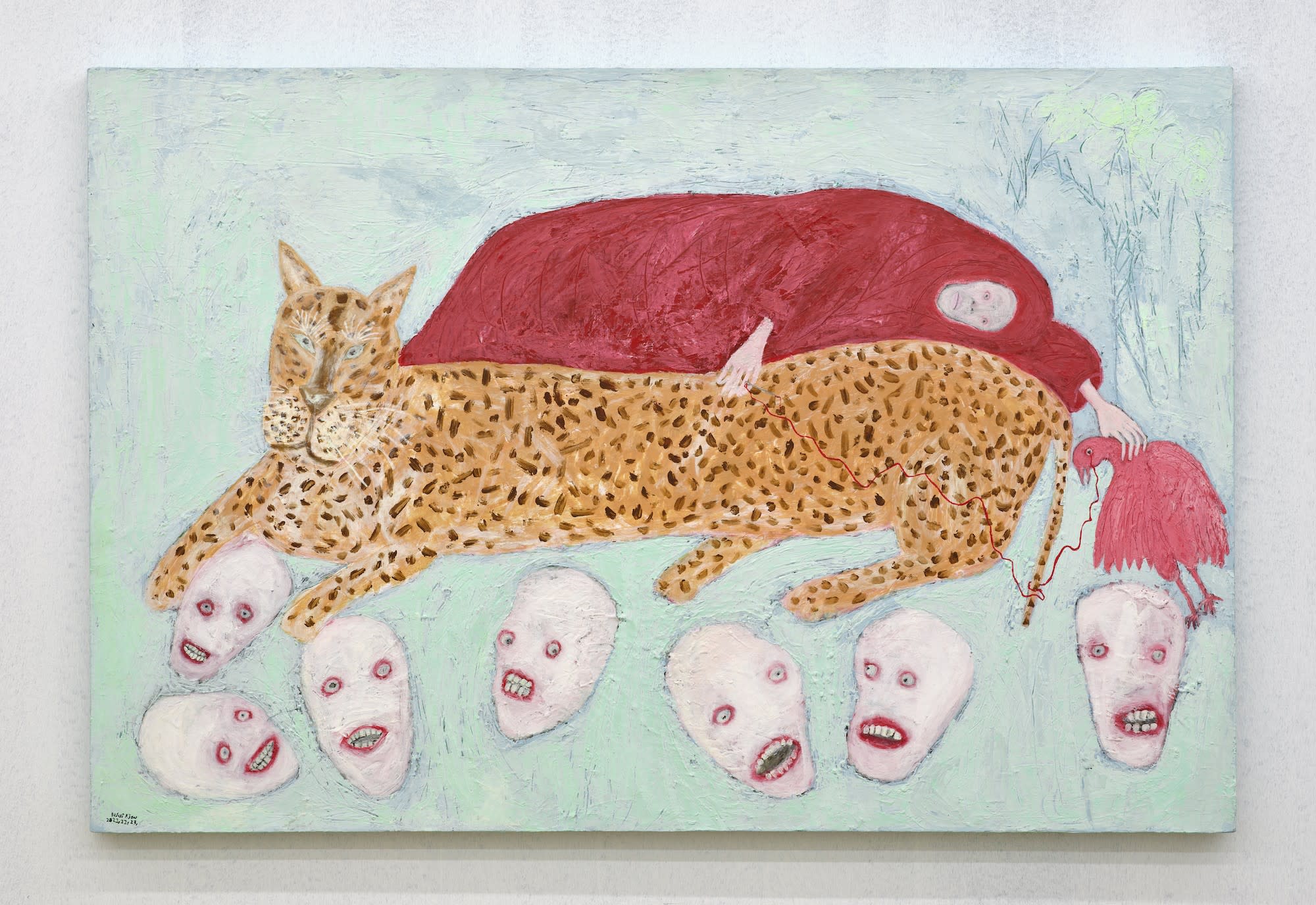 Busui Ajaw 布苏伊·阿贾 , Women riding a tiger 骑着老虎的女人 | BANK