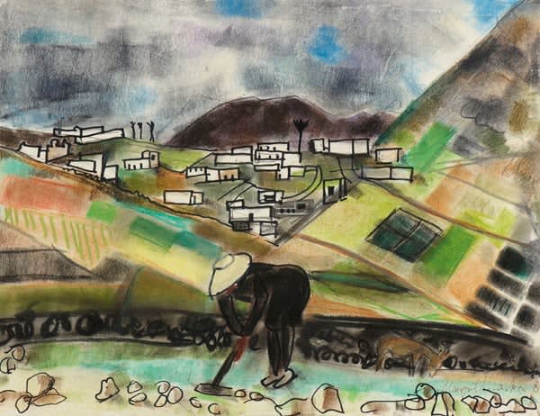 Margarete Marks, Landworker at Uga, 1981 | Ben Uri