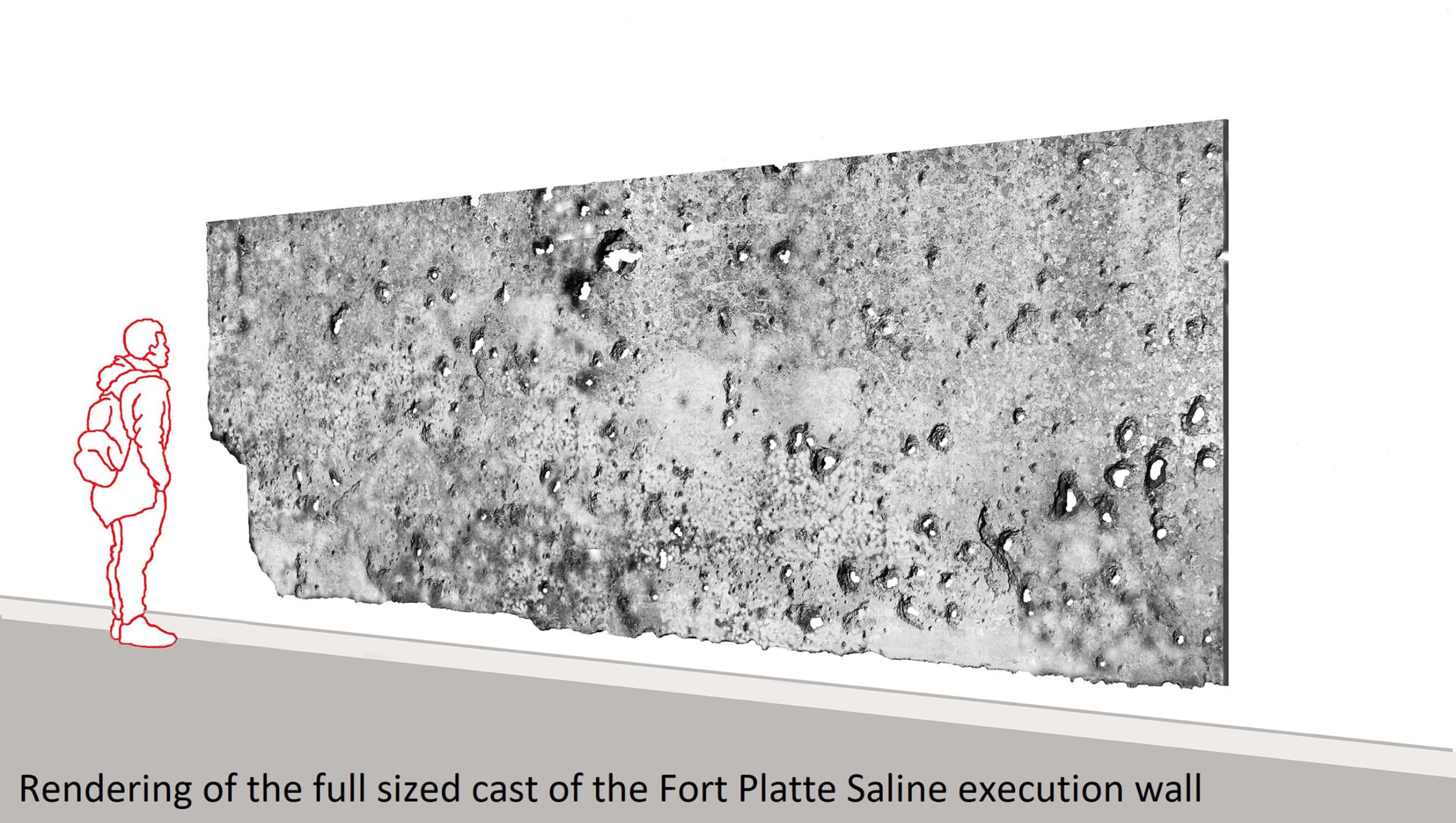 Piers Secunda, Alderney Execution Wall Rendering, 2023 | Ben Uri ...