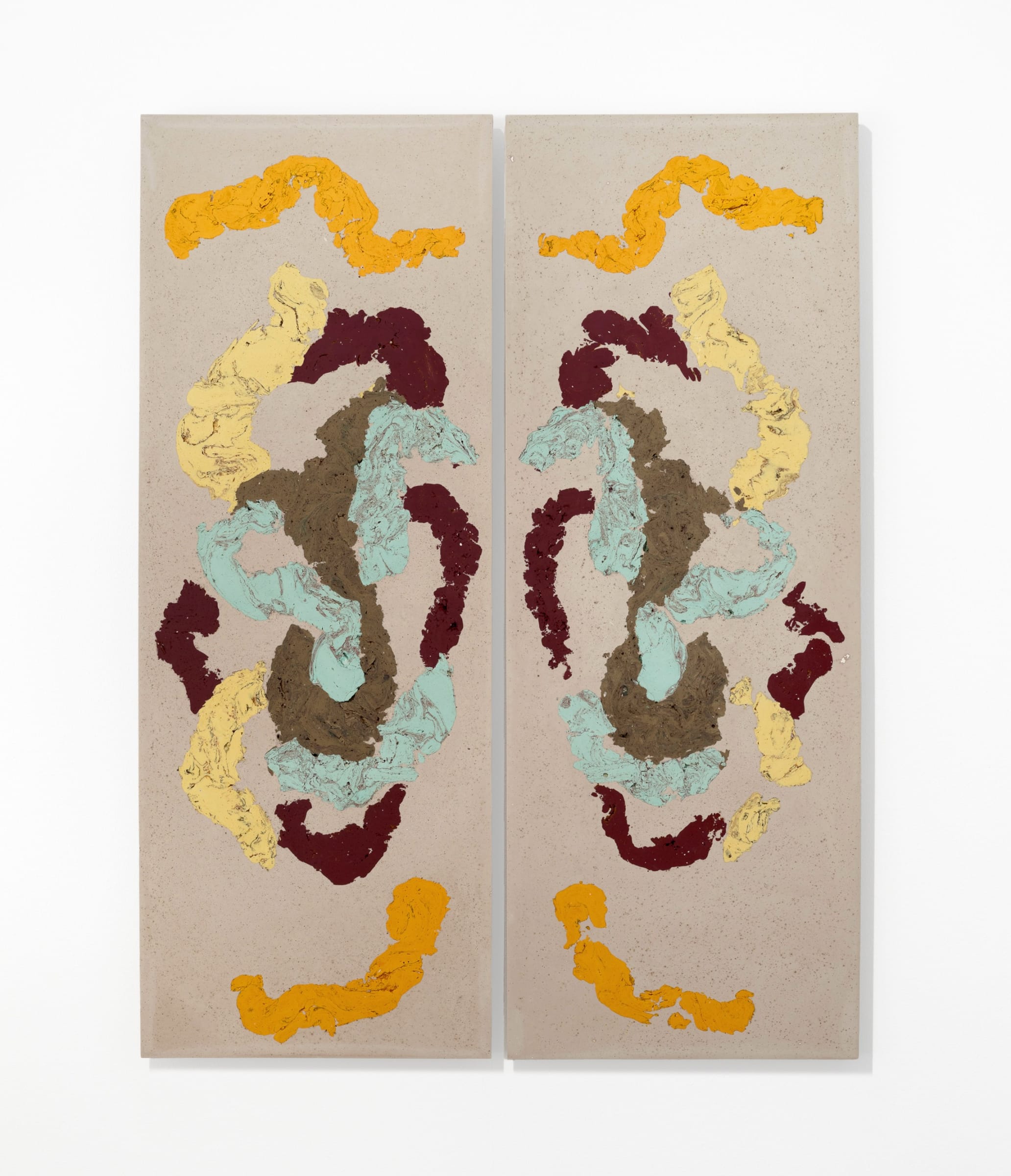 Hilda Hellström, Aggregate (Indian Yellow/Green Umber), 2025 | Berg Gallery