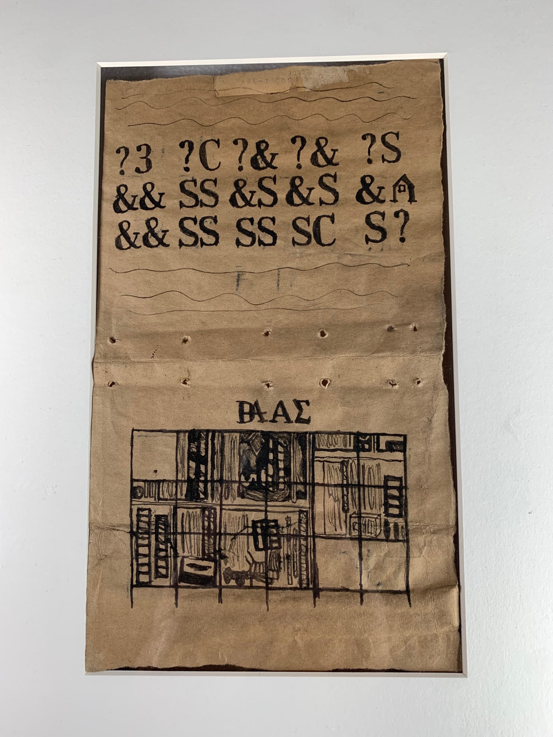 James Castle, Group of 5 (3) | The Keen Collection of Outsider Art at ...