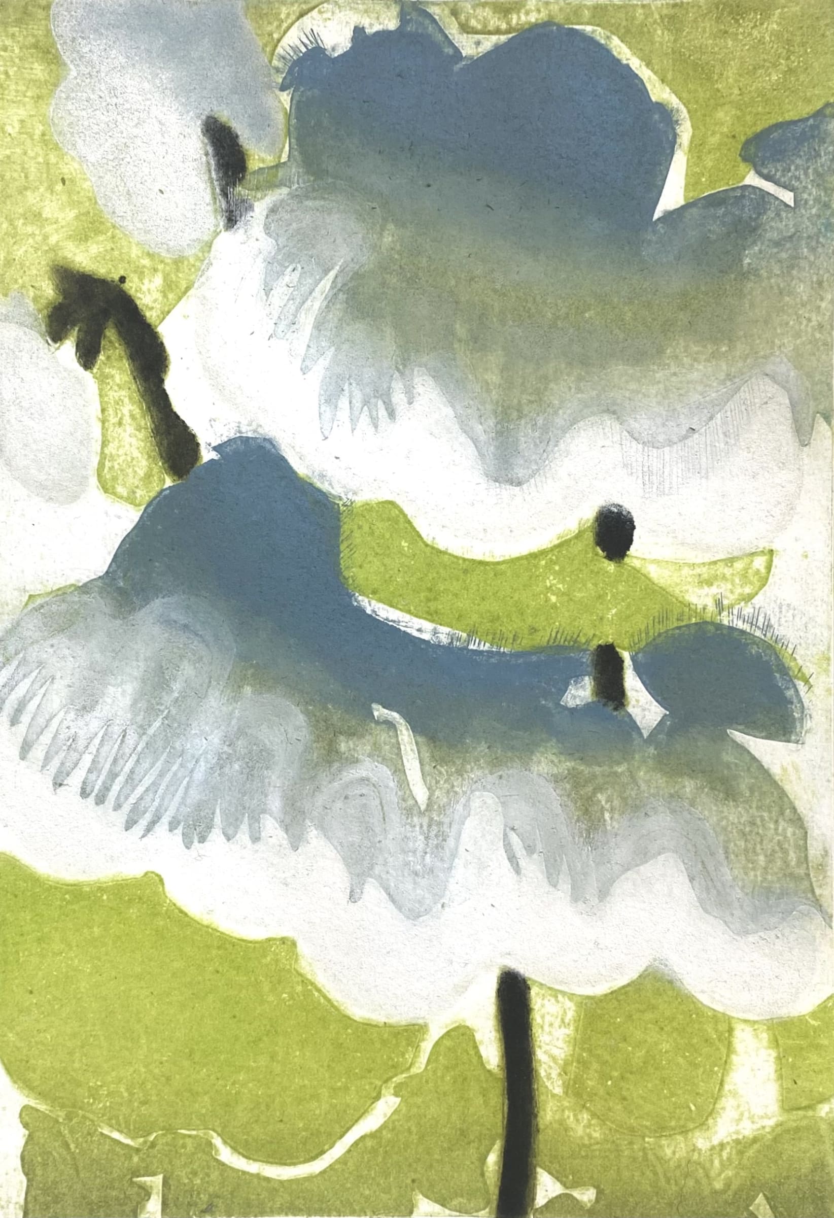 Katherine Jones RA RE, Drooping Blue Sea Foam | Bankside Gallery