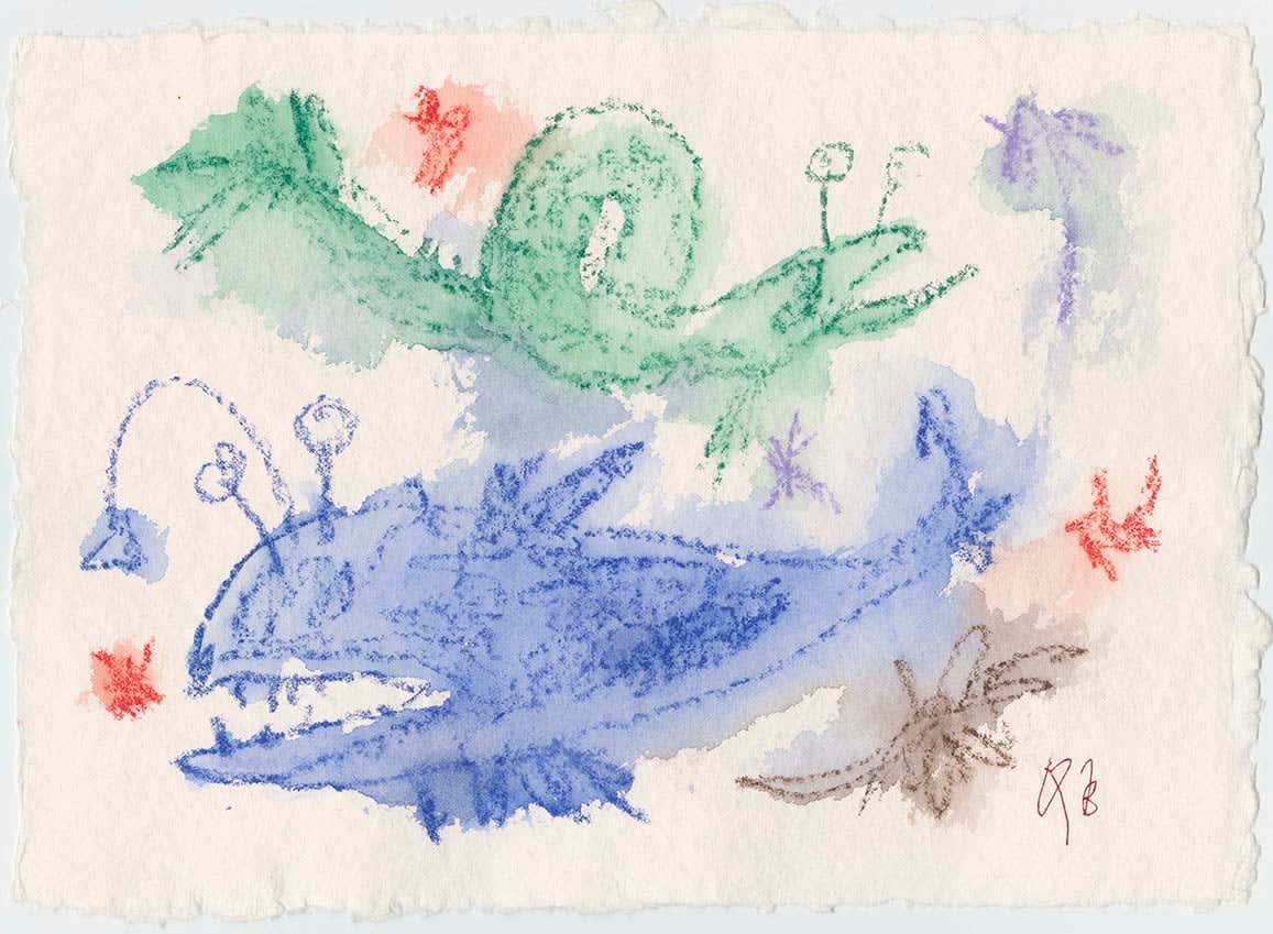Works - Quentin Blake: Ninety Drawings | Bankside Gallery