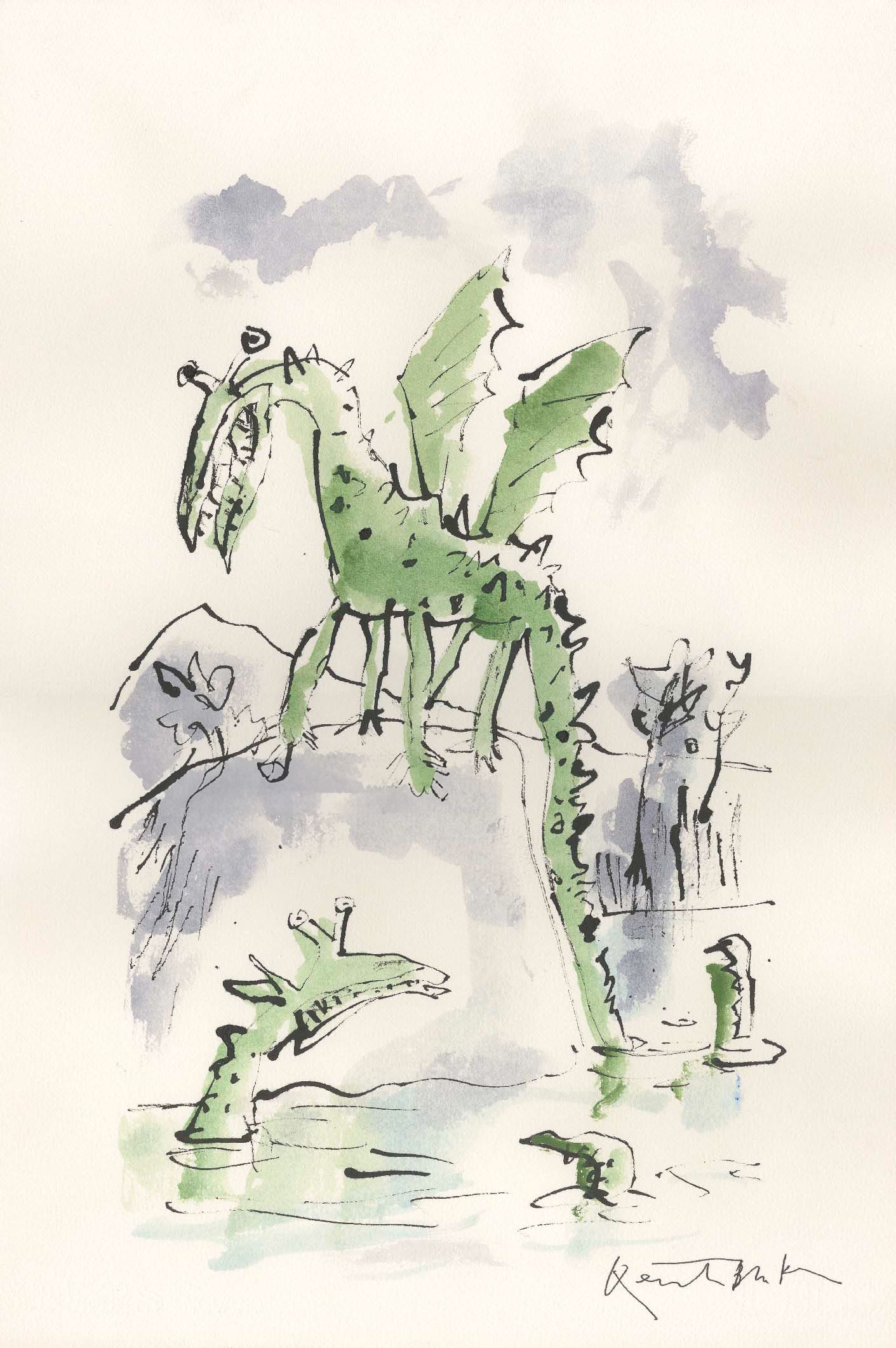 Works - Quentin Blake: Ninety Drawings | Bankside Gallery