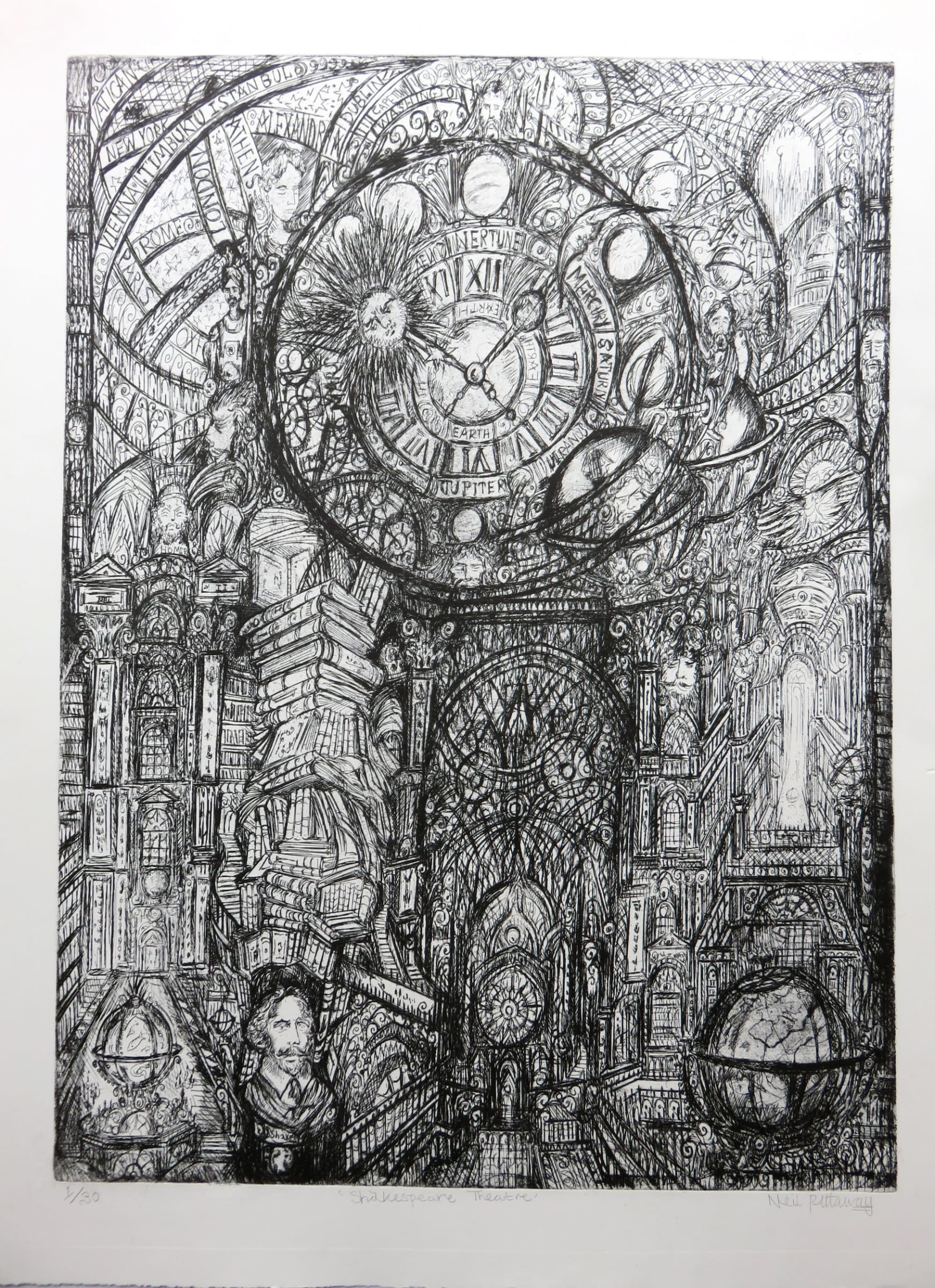 Neil Pittaway RWS RE, Shakespeare Library | Bankside Gallery