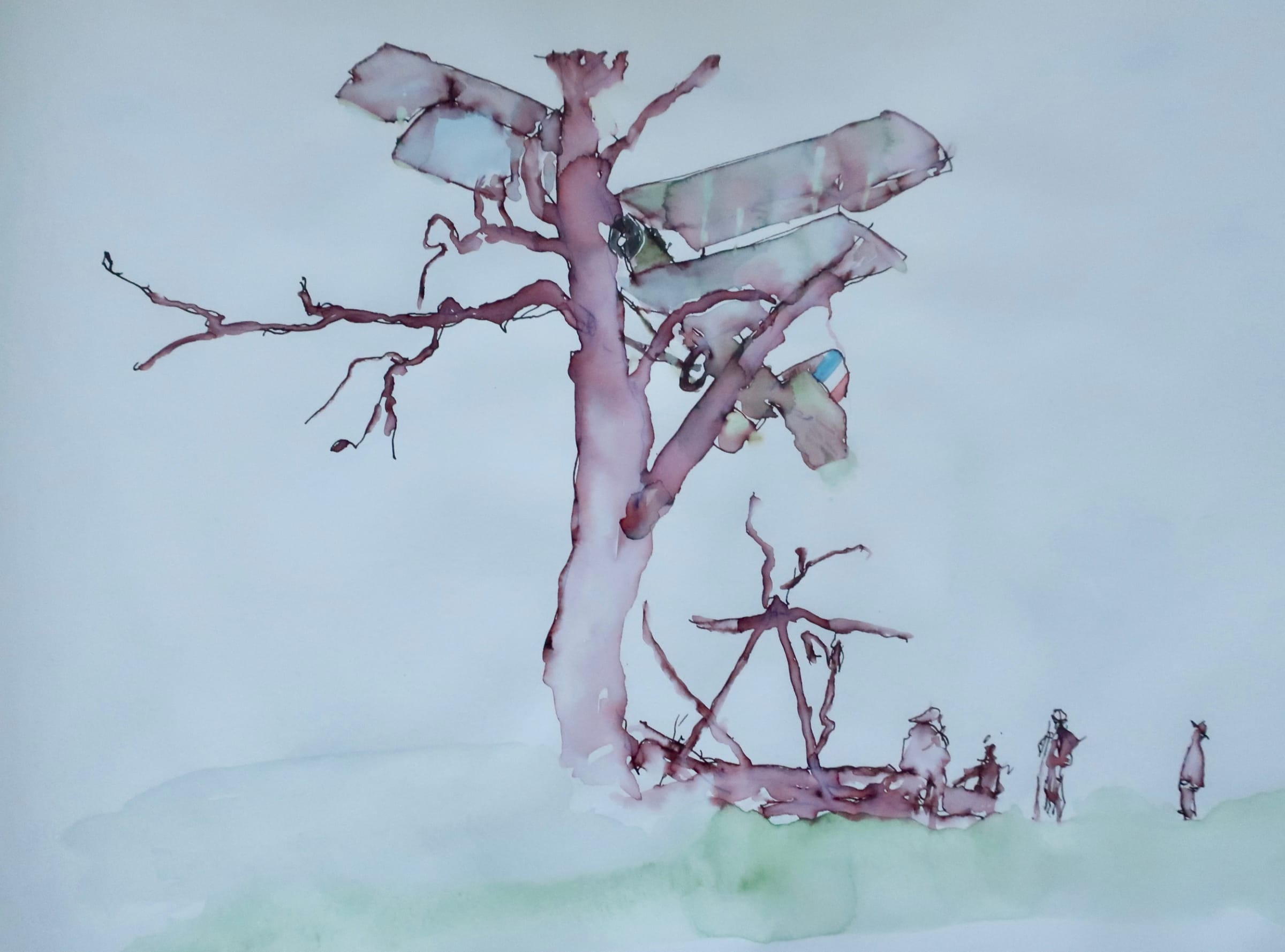 David Hamilton RWS, Tree Landing | Bankside Gallery