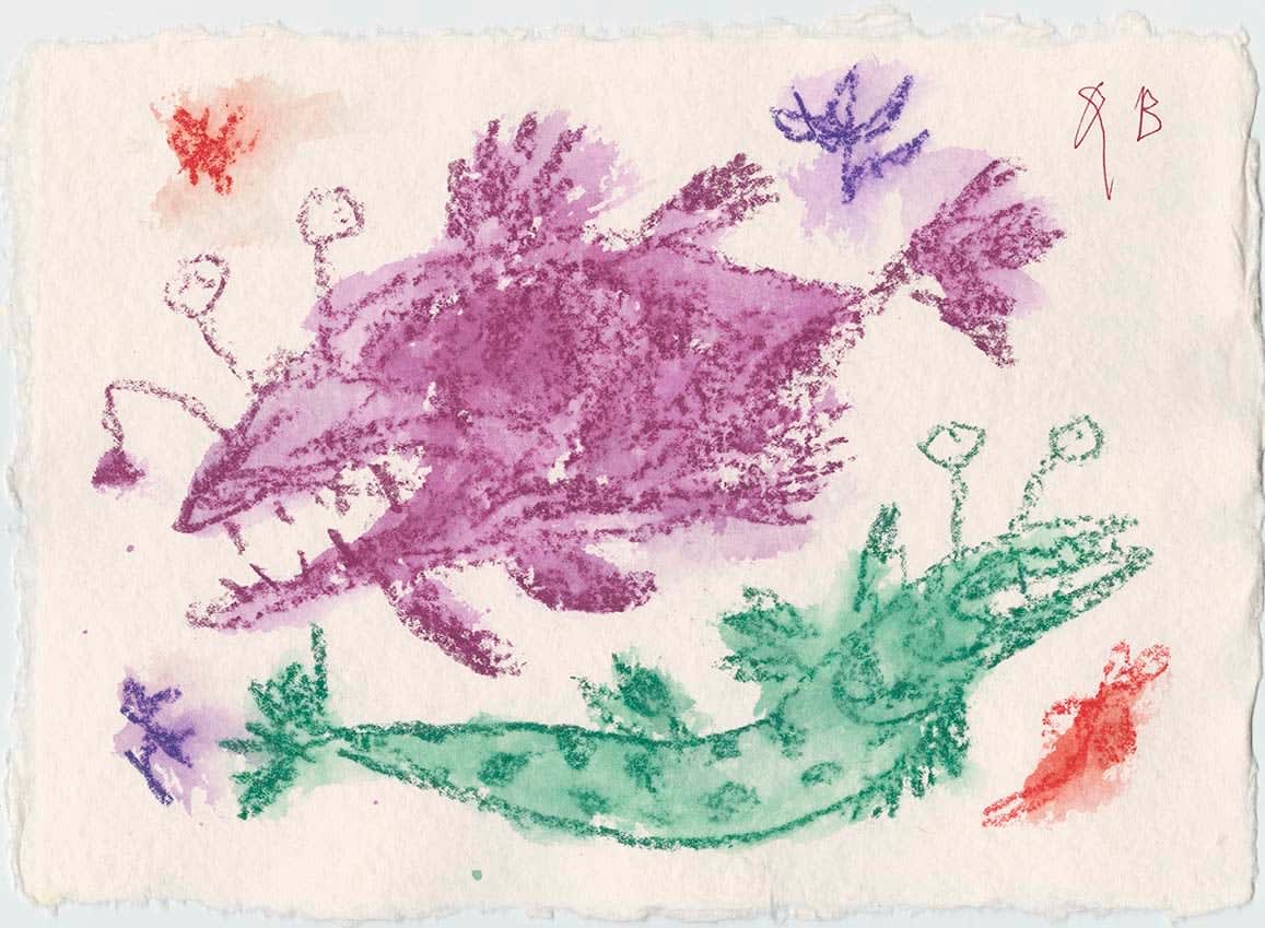Works - Quentin Blake: Ninety Drawings | Bankside Gallery