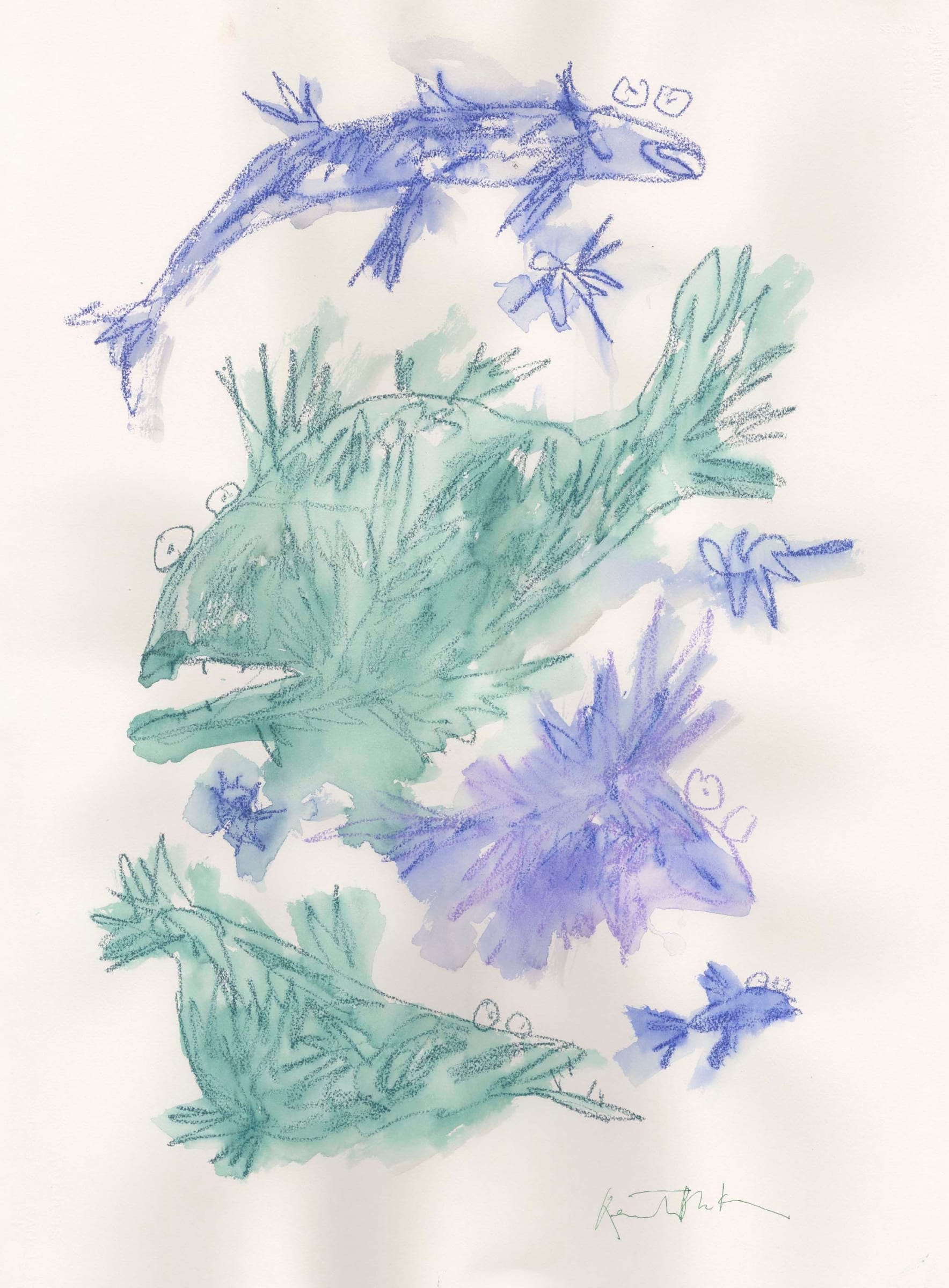 Works - Quentin Blake: Ninety Drawings | Bankside Gallery