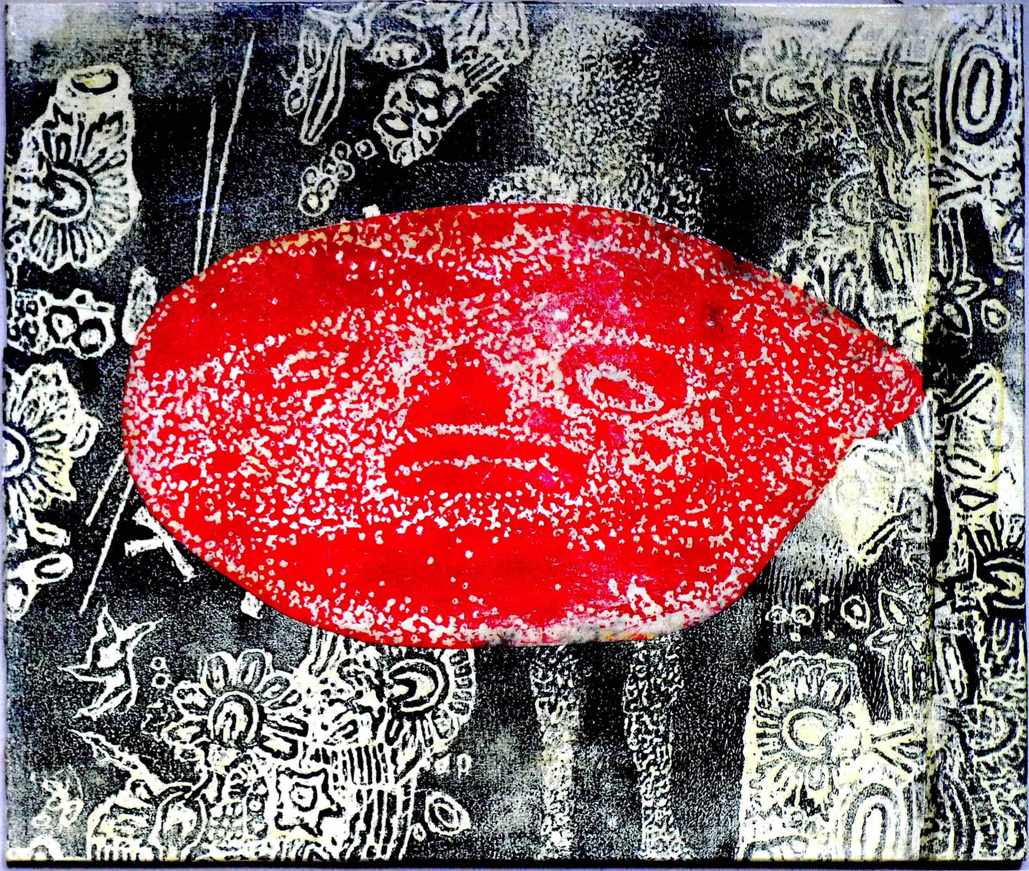 Stephen Mumberson RE, Red Mask | Bankside Gallery