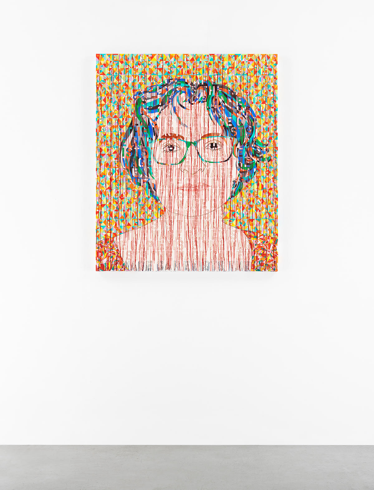 Ghada Amer, Portrait of Sahar - RFGA, 2021 | Marianne Boesky Gallery