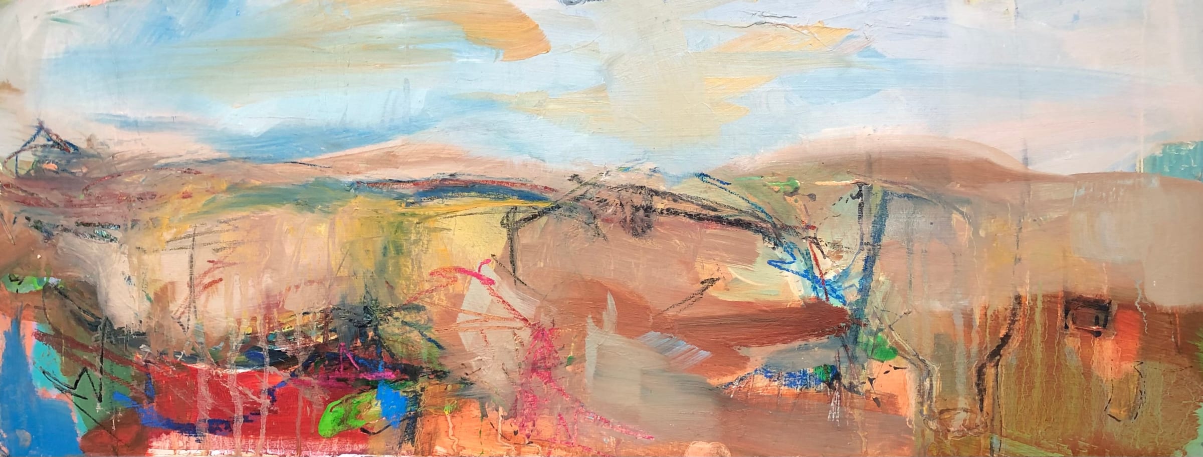 Jo Vollers, Rolling Hills Devon | The Brownston Gallery