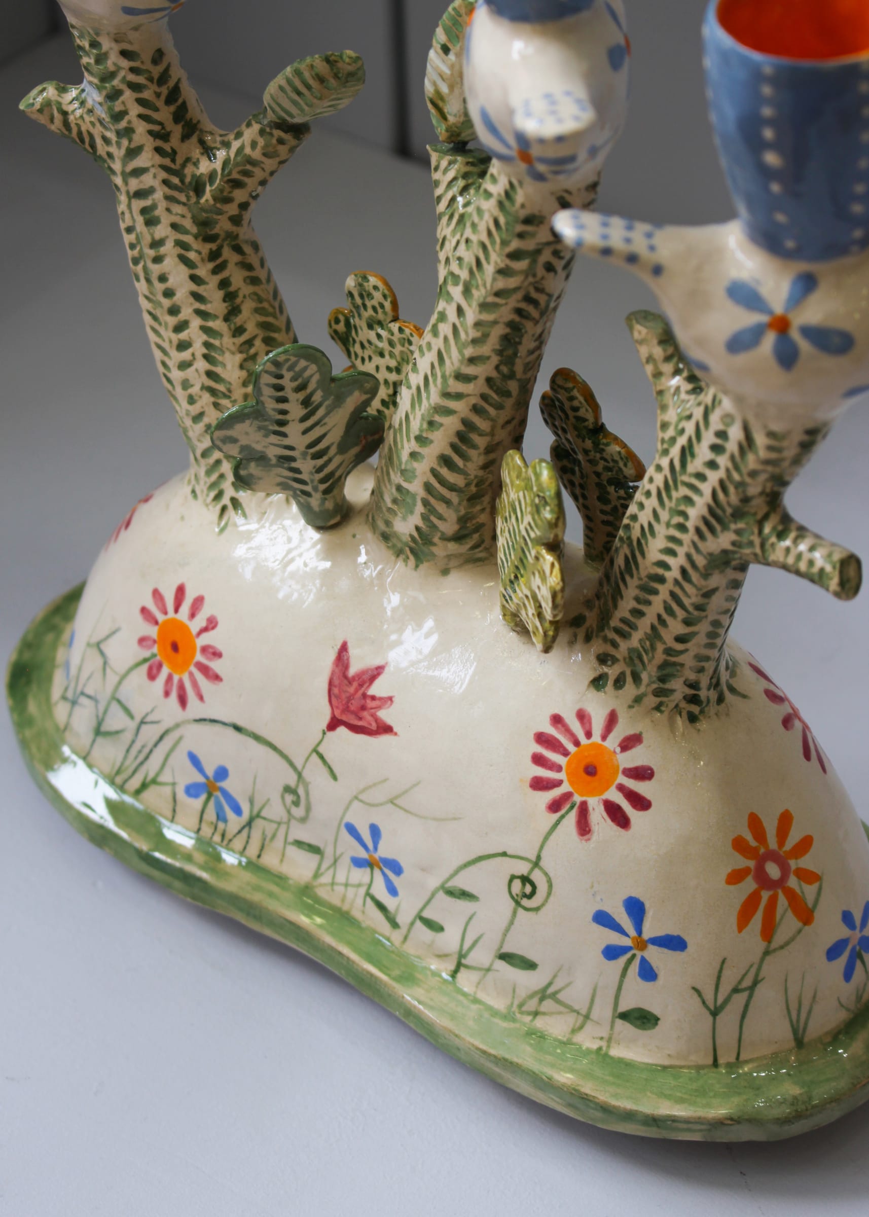 Laurance Simon, Three Little Birds Candelabra, 2025 | Contemporary ...