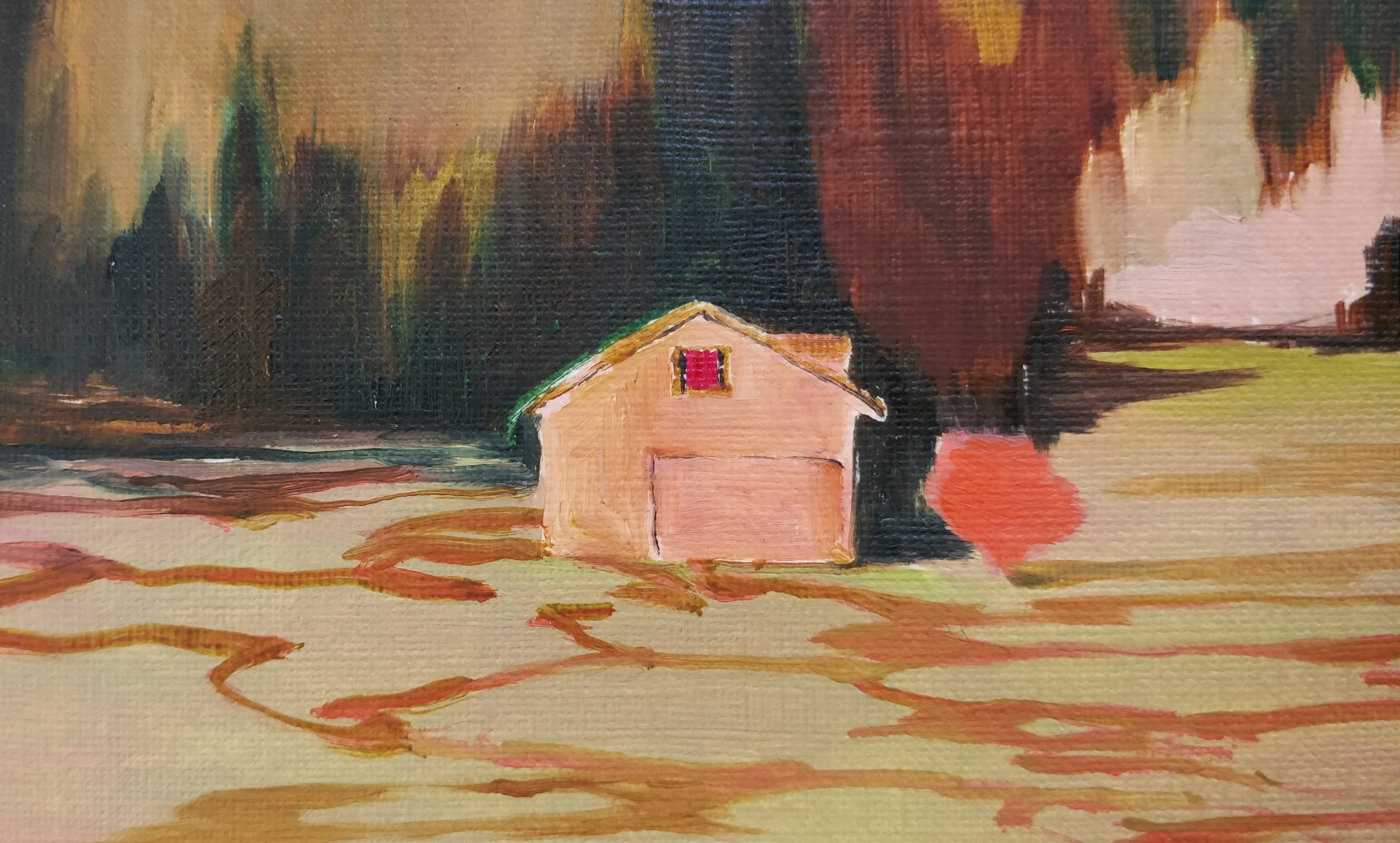Charlotte Brisland, Small Pink House, 2024 | Candida Stevens