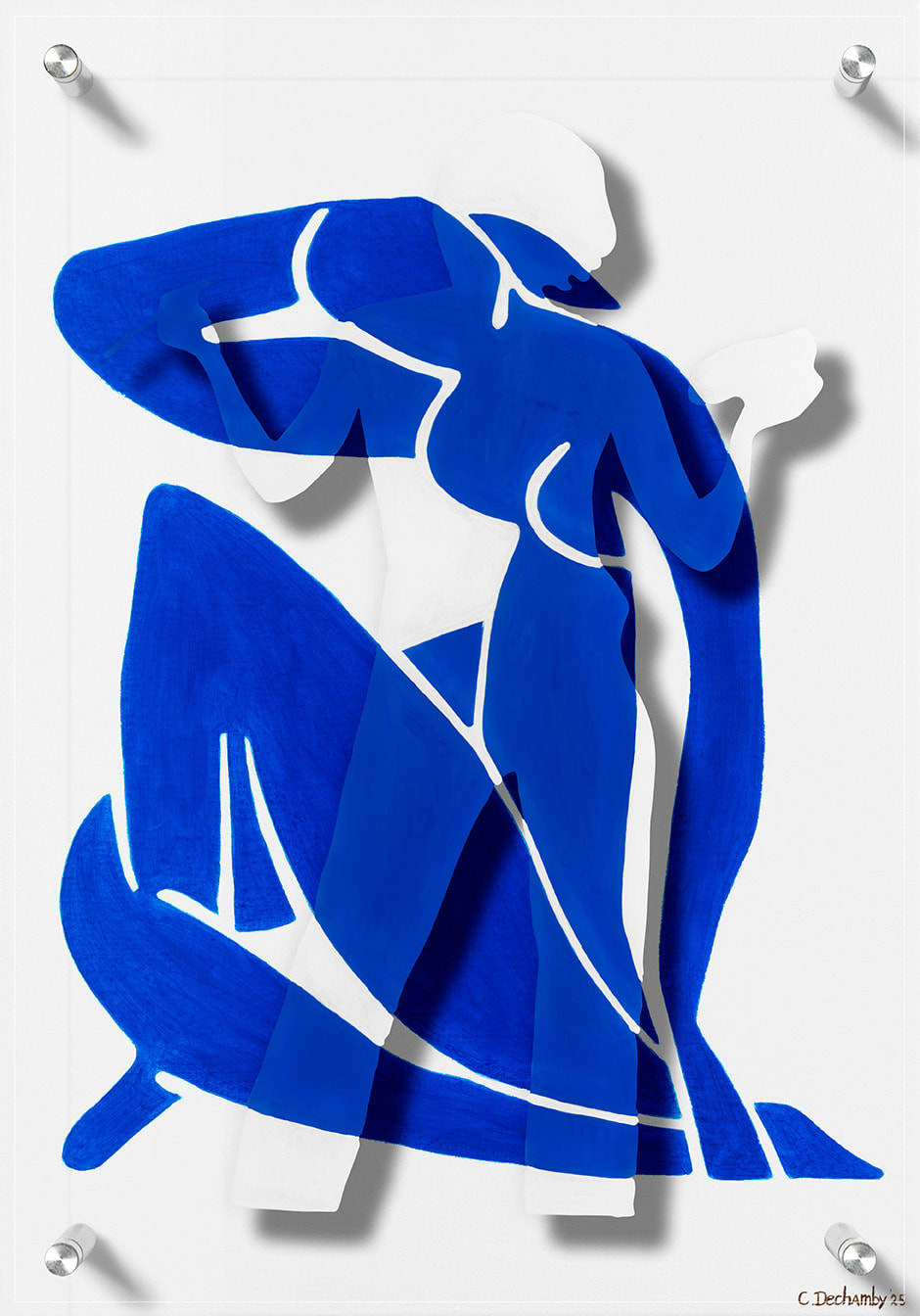 Caroline Dechamby, Matisse Bleu, 2025 | Carousel Fine Art