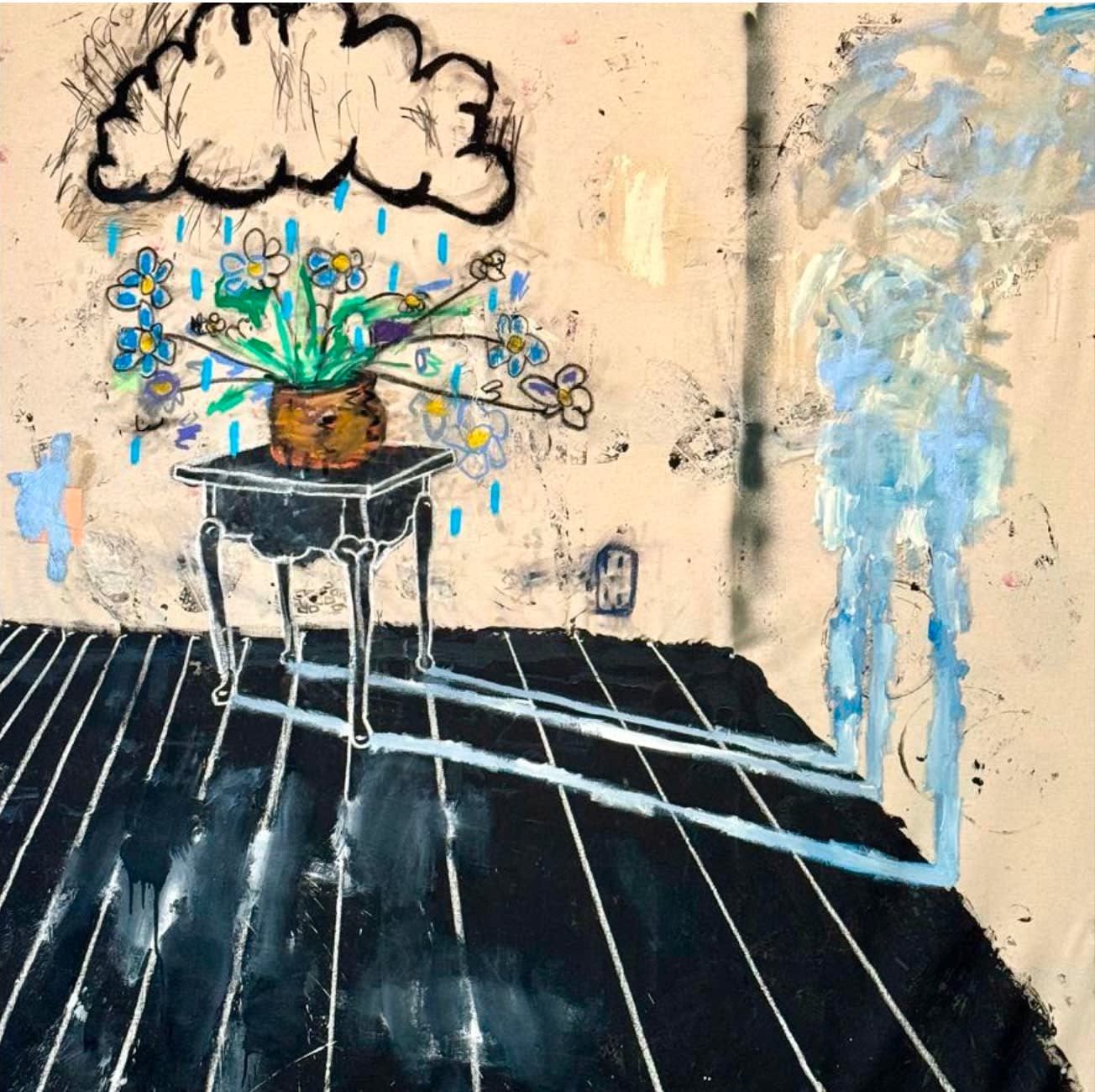 Daniel Yocum, Painted Flower Blues, 2024 | Casterline|Goodman Gallery