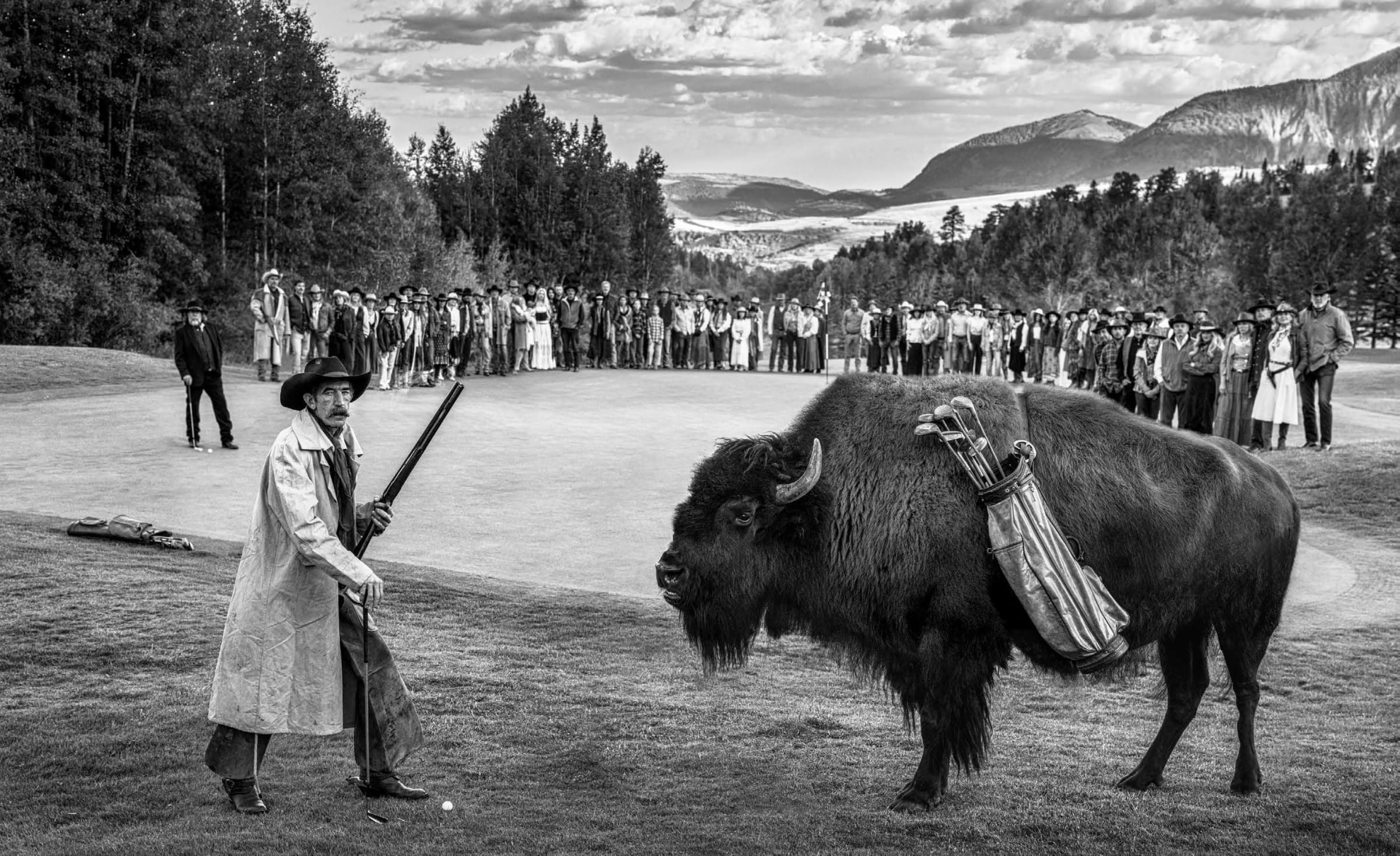 David Yarrow, Bison DeChambeau, 2025 | Casterline|Goodman Gallery