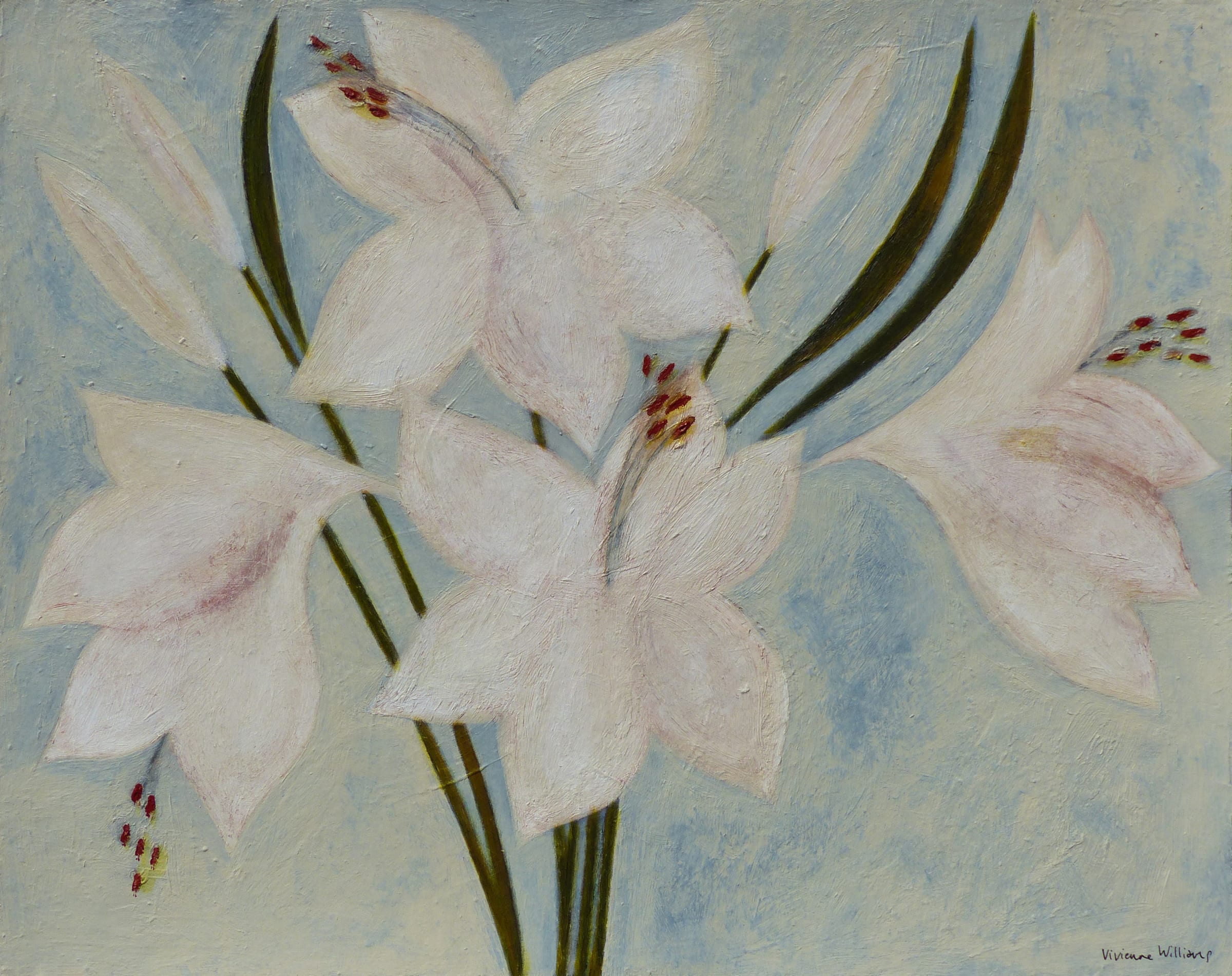 Vivienne Williams, Summer Lilies, 2024 | Celf Gallery