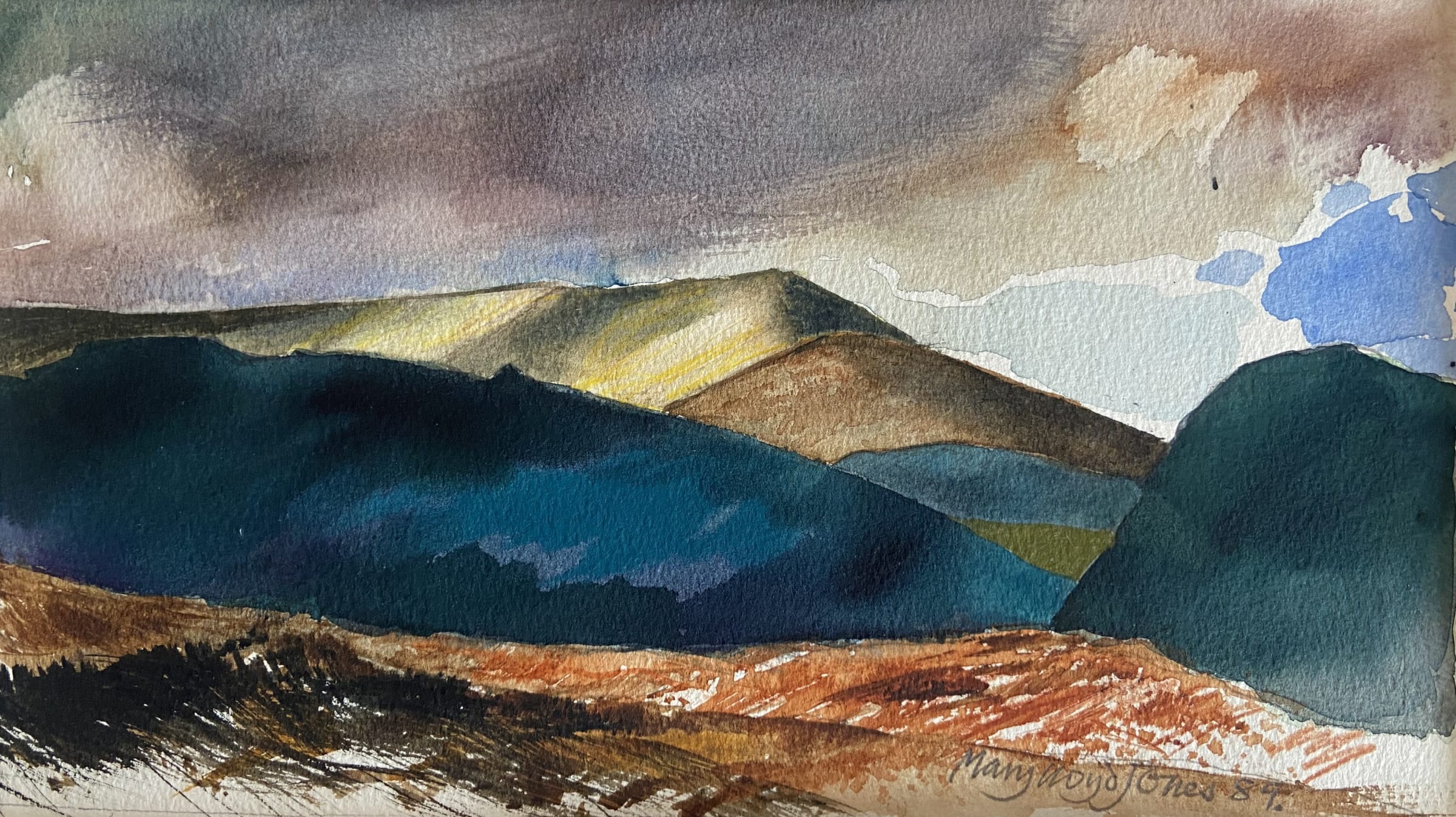 Mary Lloyd Jones, Nant Y Moch, Ceredigion, 1989 | Celf Gallery