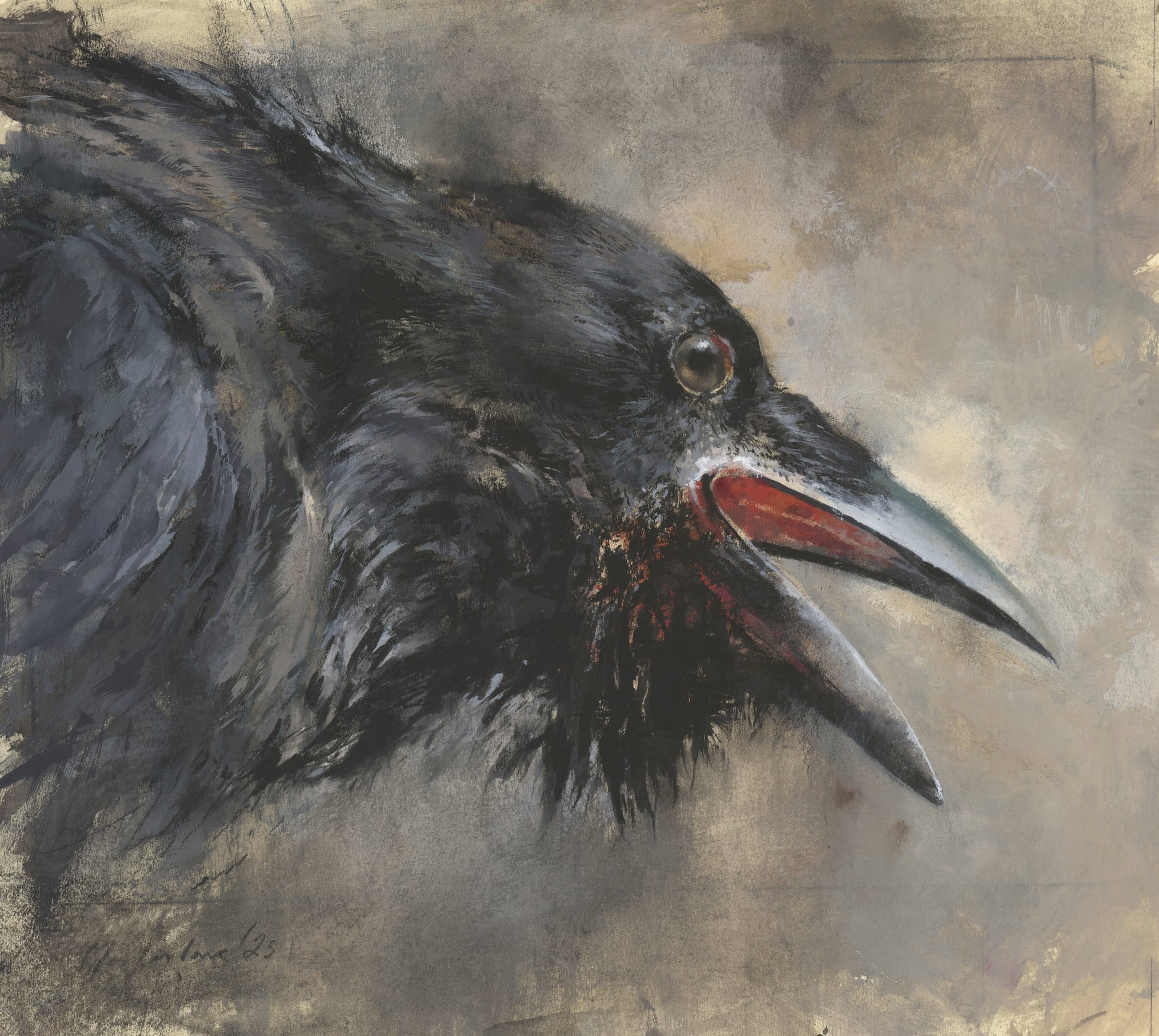 John Macfarlane, Large Raven, 2025 | Celf Gallery