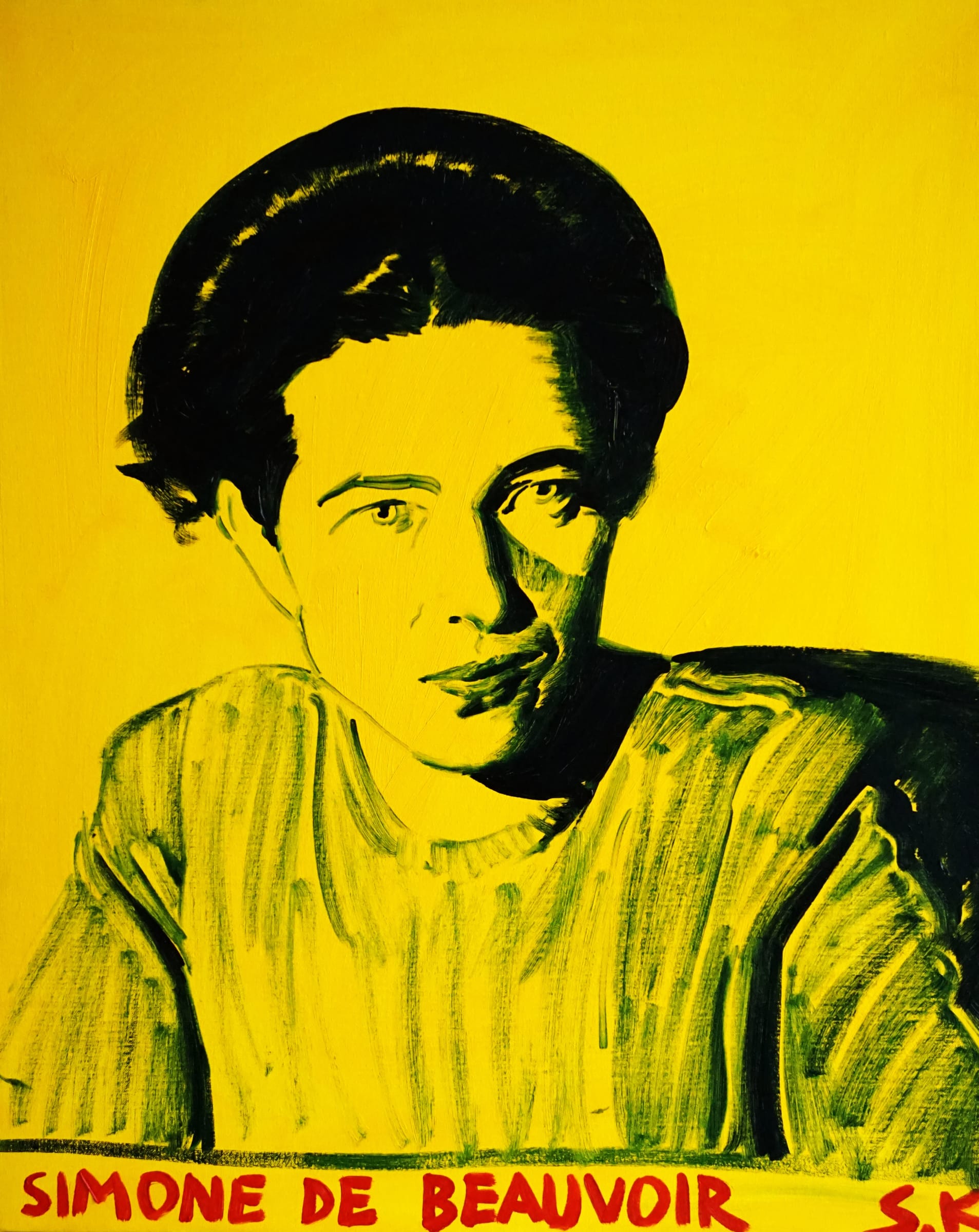 Sam Kaprielov, Simone De Beauvoir, 2016 | Cob Gallery